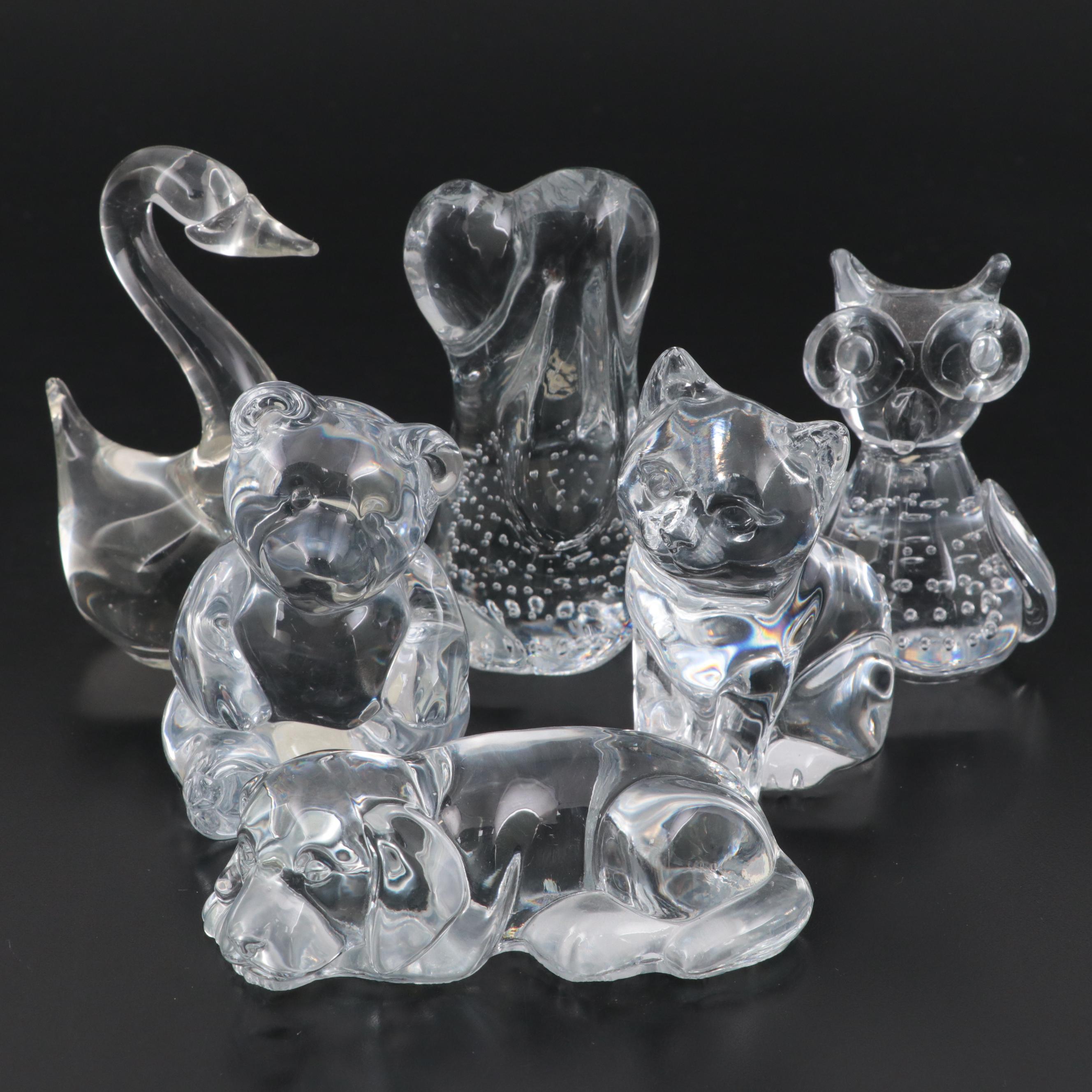 Princess House Crystal Paperweights with More Crystal Figurines | EBTH