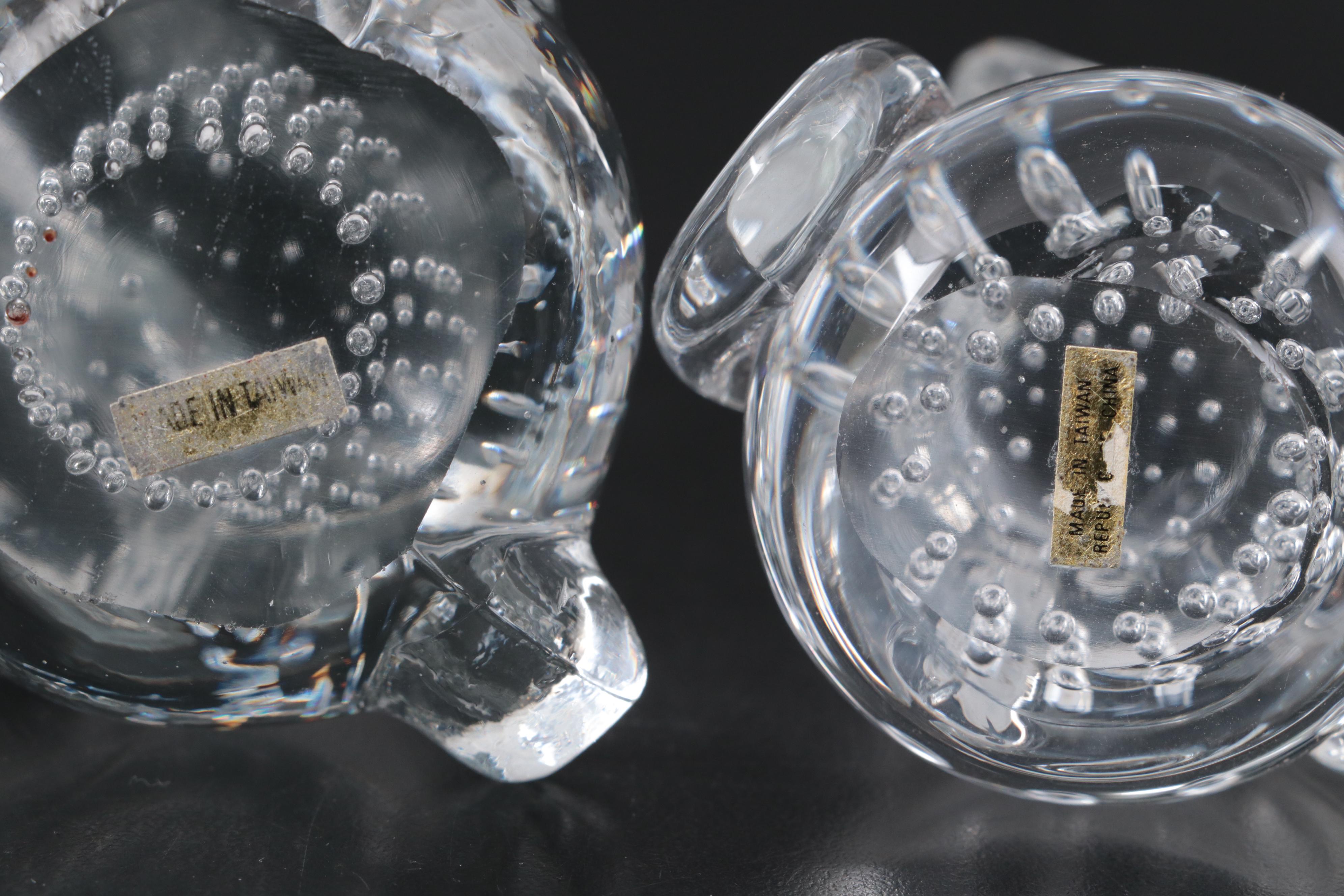 Princess House Crystal Paperweights with More Crystal Figurines | EBTH