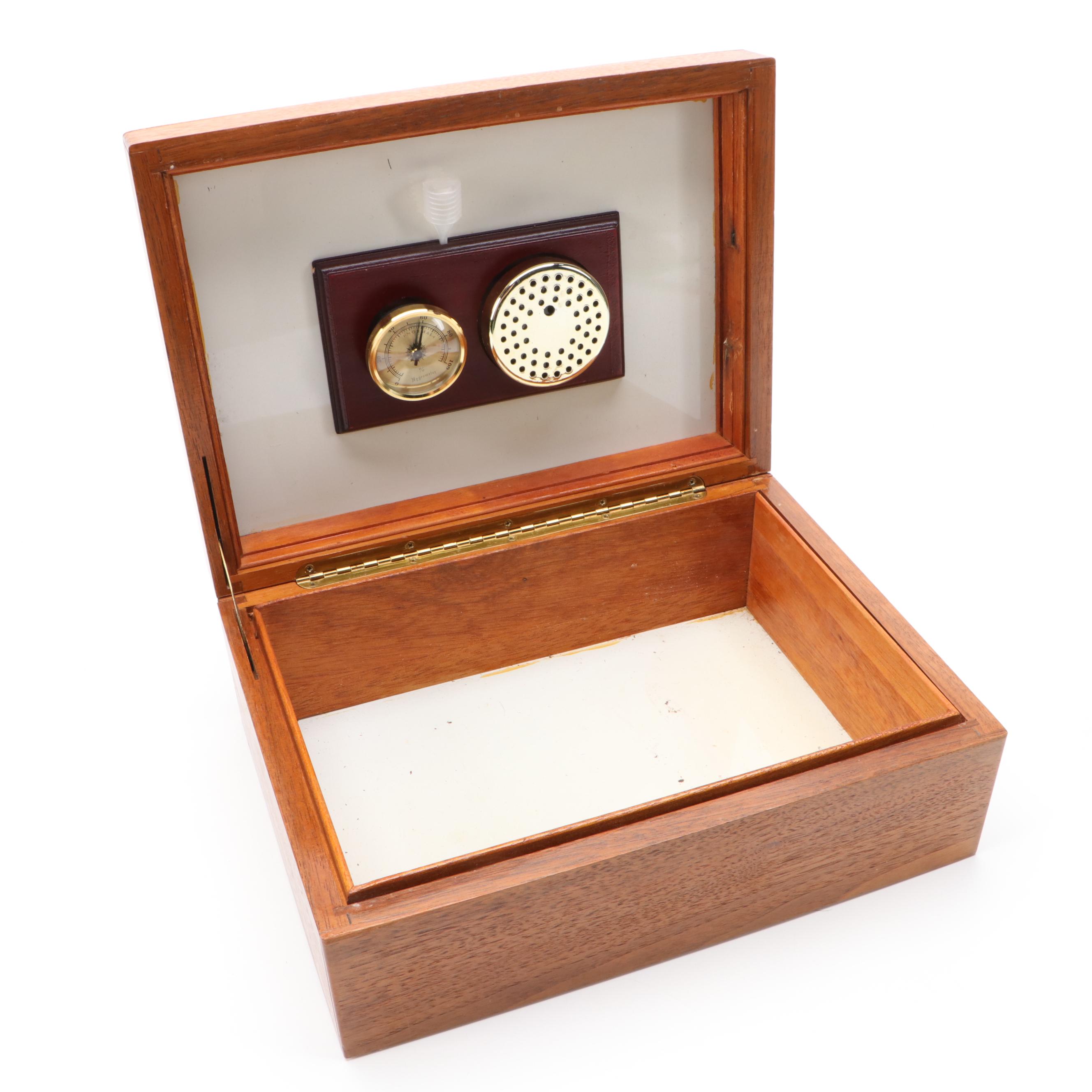 Decatur Industries Walnut and Other Wooden Humidors, 20th Century | EBTH