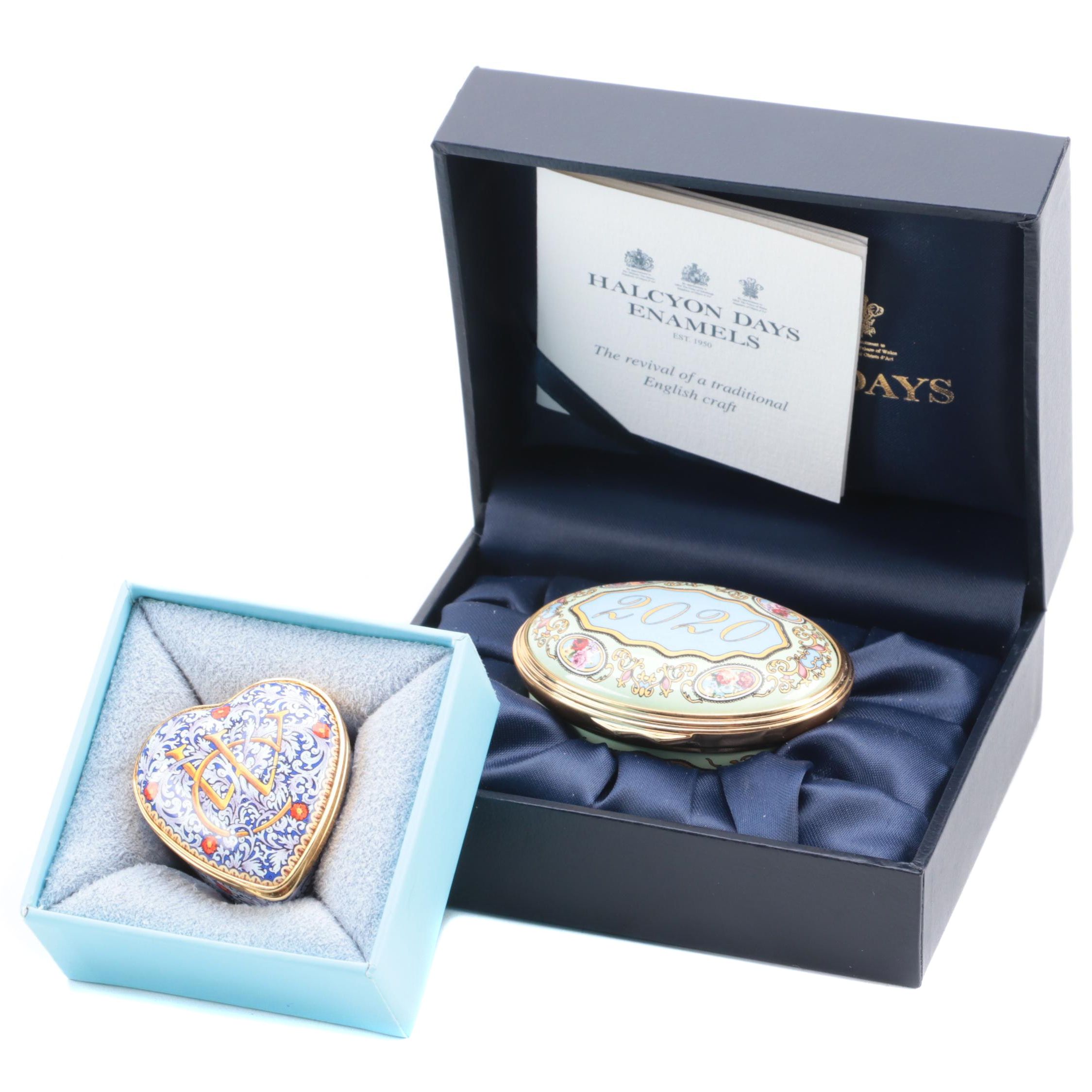 Halcyon Days English Enamel Boxes | EBTH