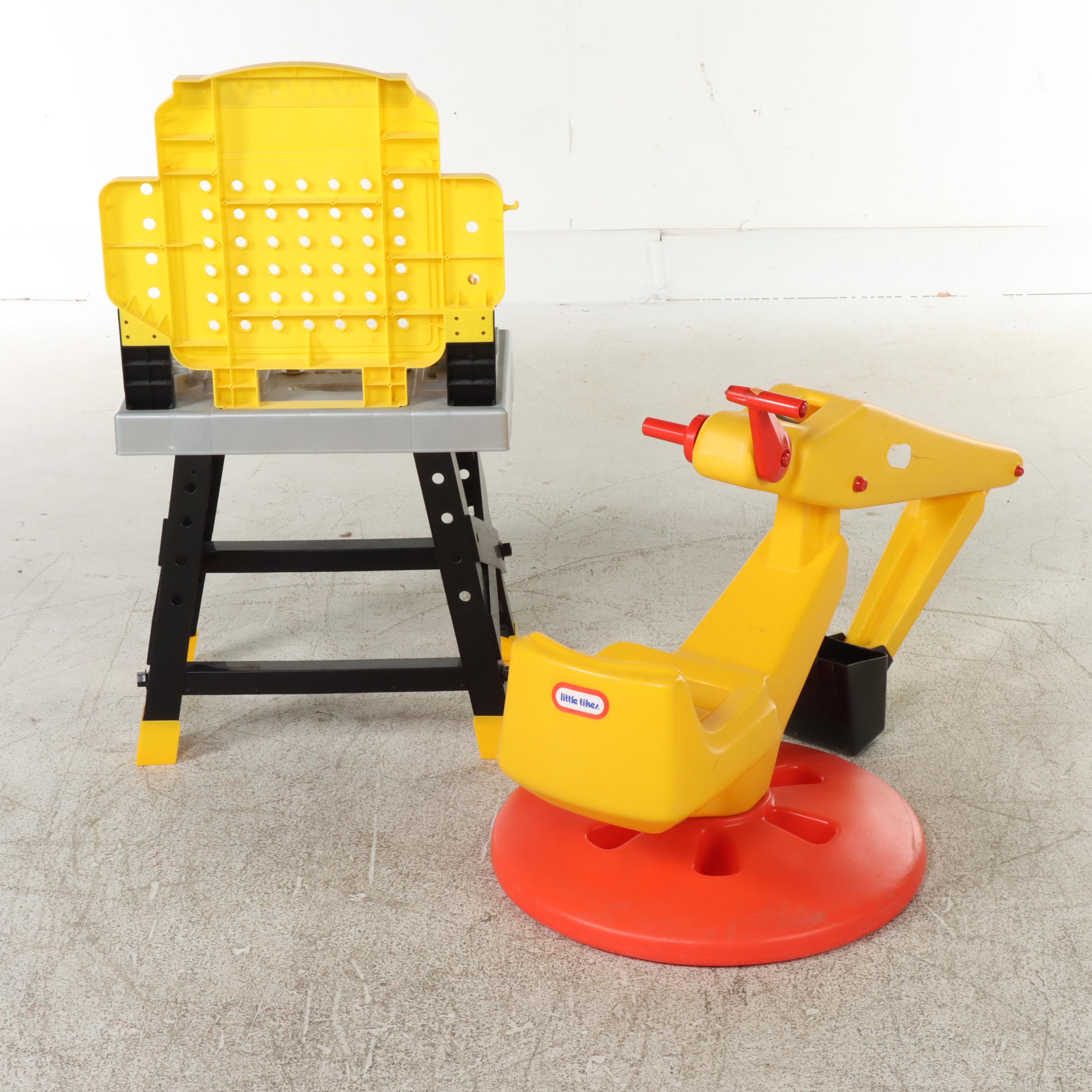 Fisher-Price, Little Tikes and Stanley Children's Play Sets and Table ...