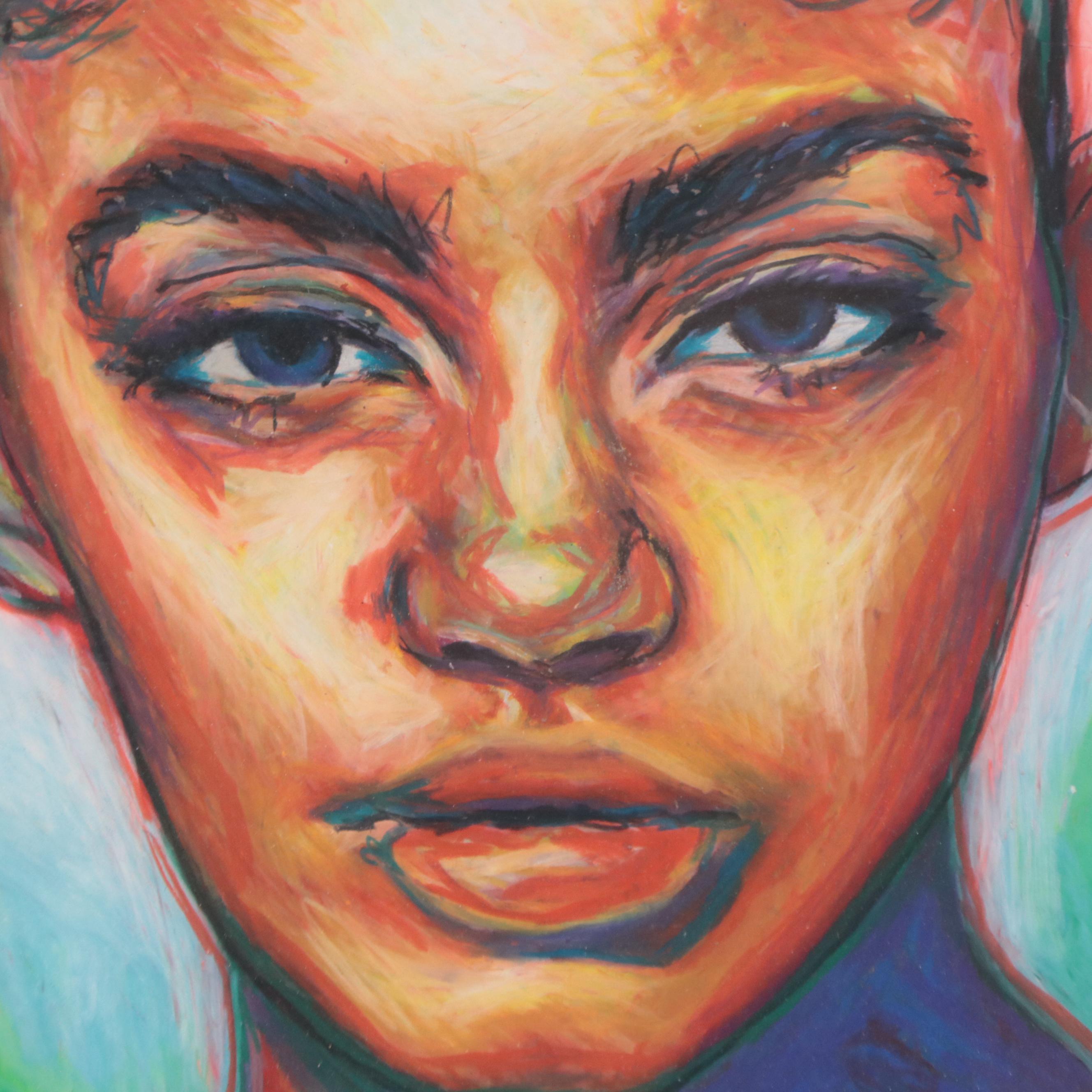 Anthony Ray Springate Jr. Drawing "Tyran Burton, 2020," 2020 | EBTH