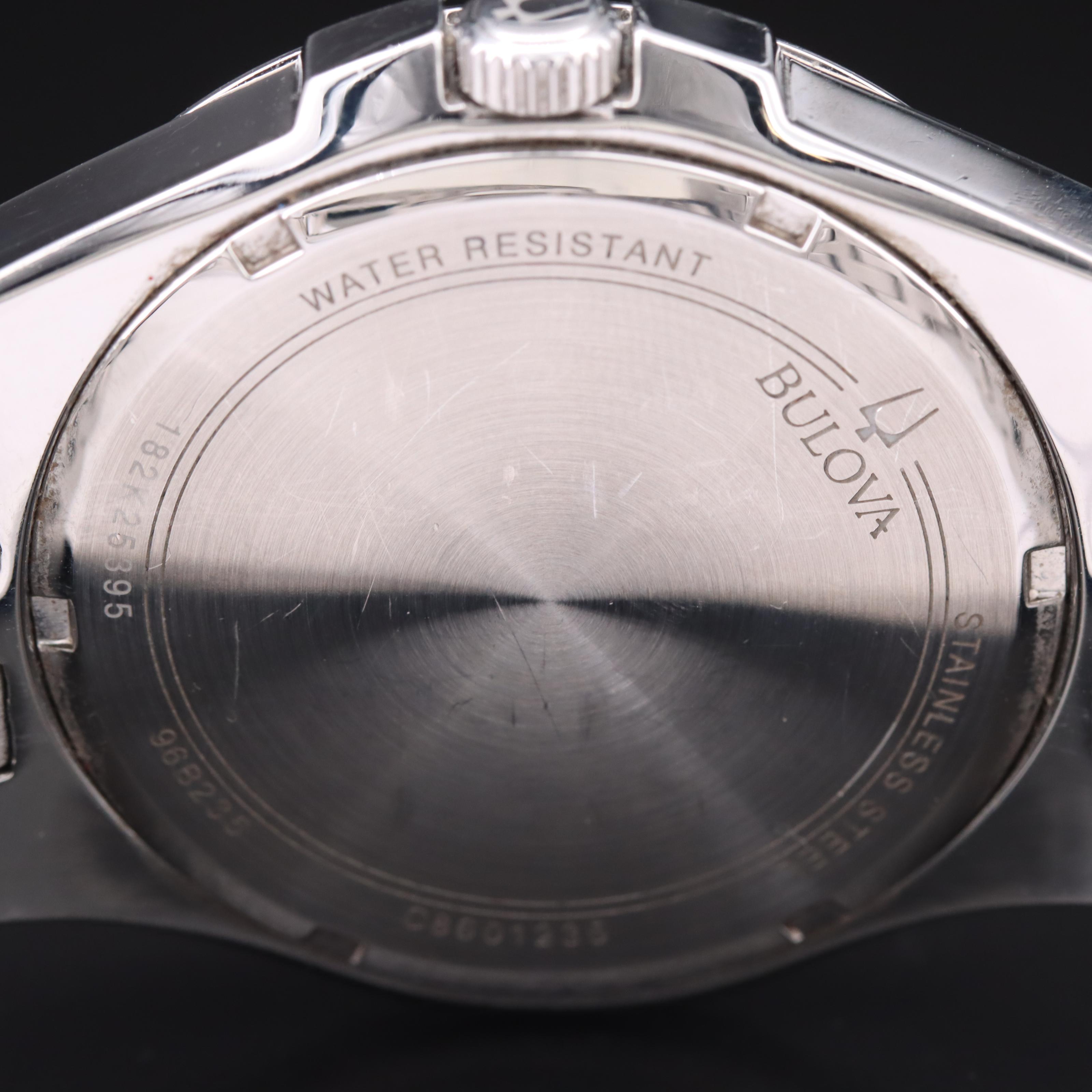 Bulova Phantom Glass Crystals Stainless Steel Wristwatch | EBTH