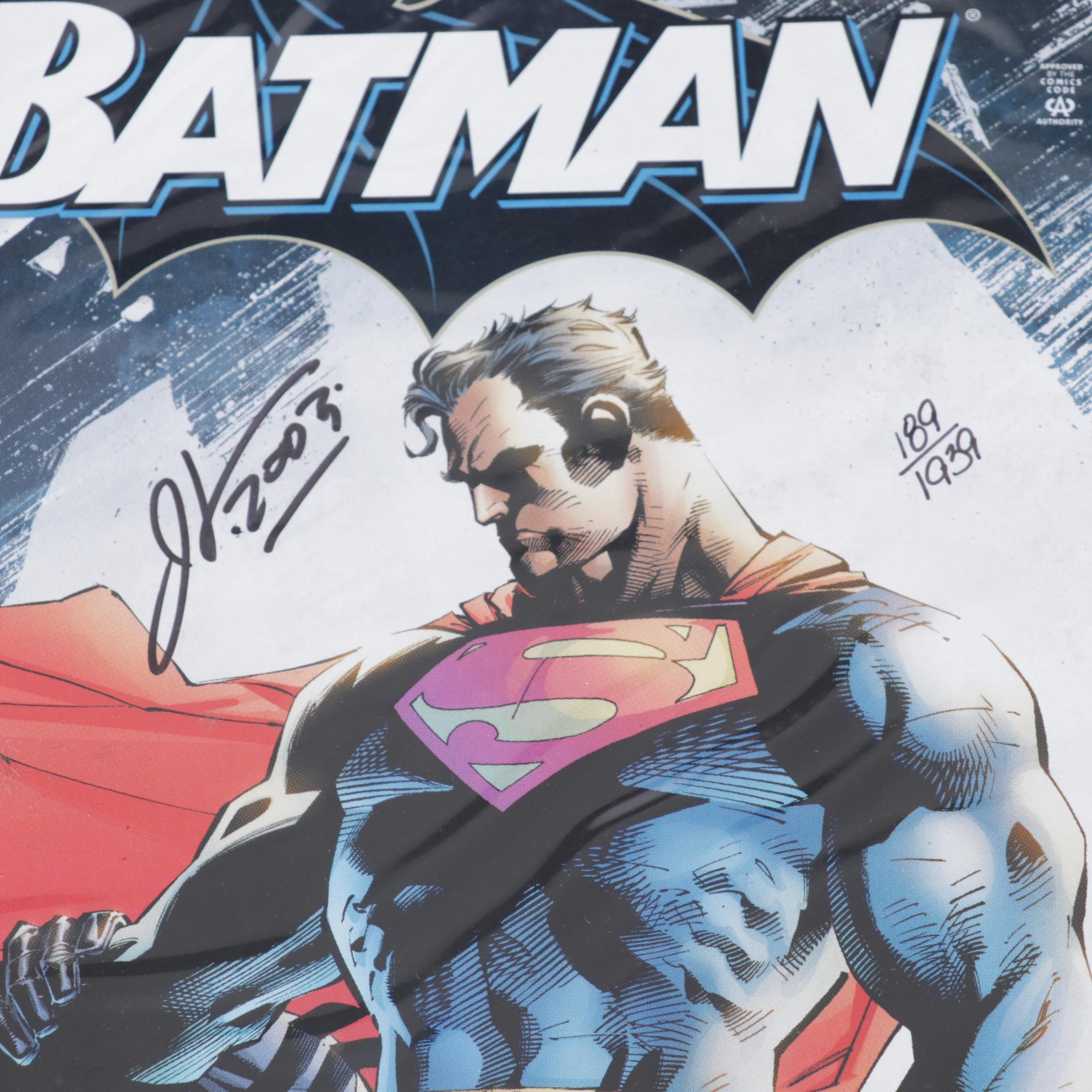 Jeph Loeb Signed and Other DC Comics Superman, Batman, Hawkman Comic ...