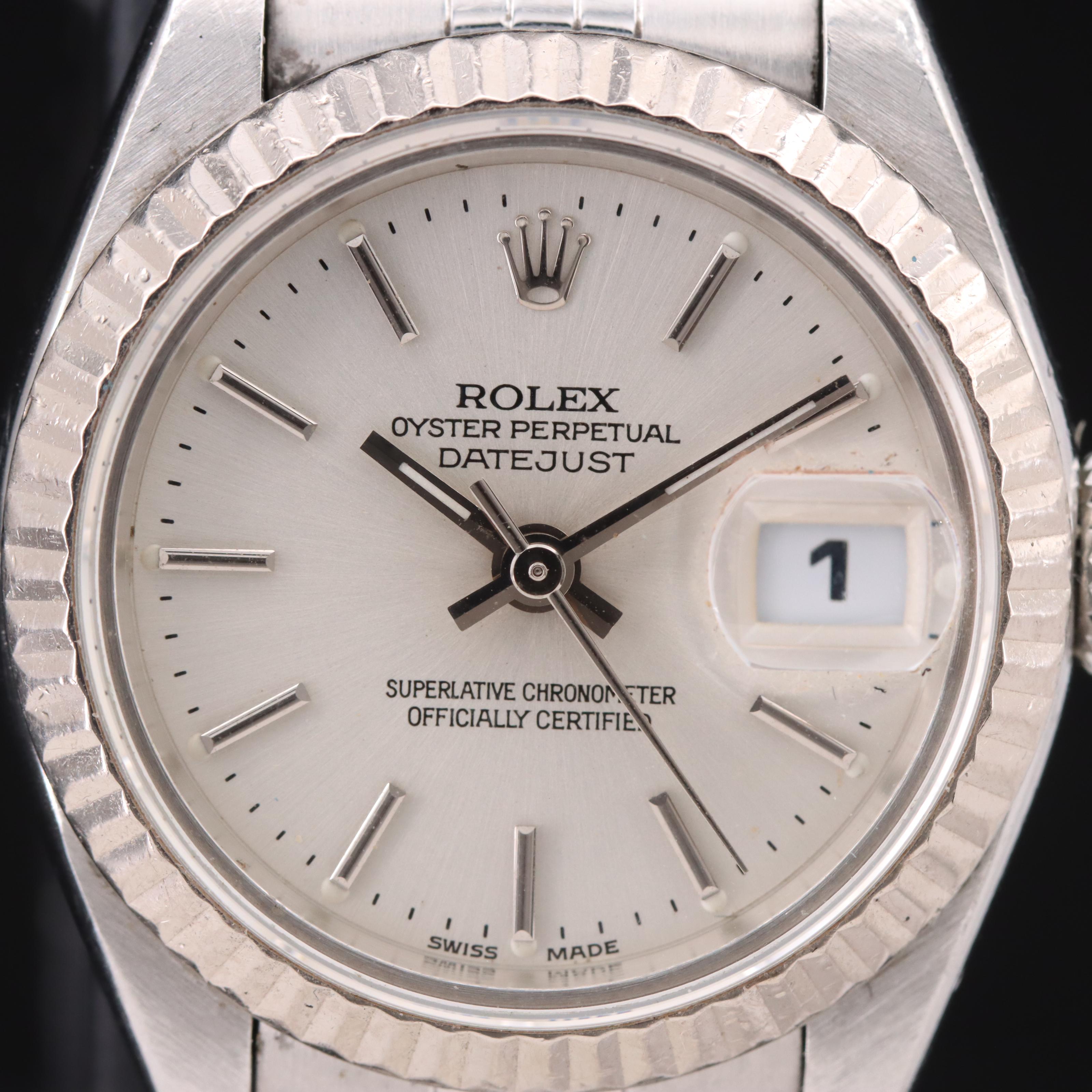 2002 - 2004 Rolex Oyster Perpetual Datejust Wristwatch | EBTH