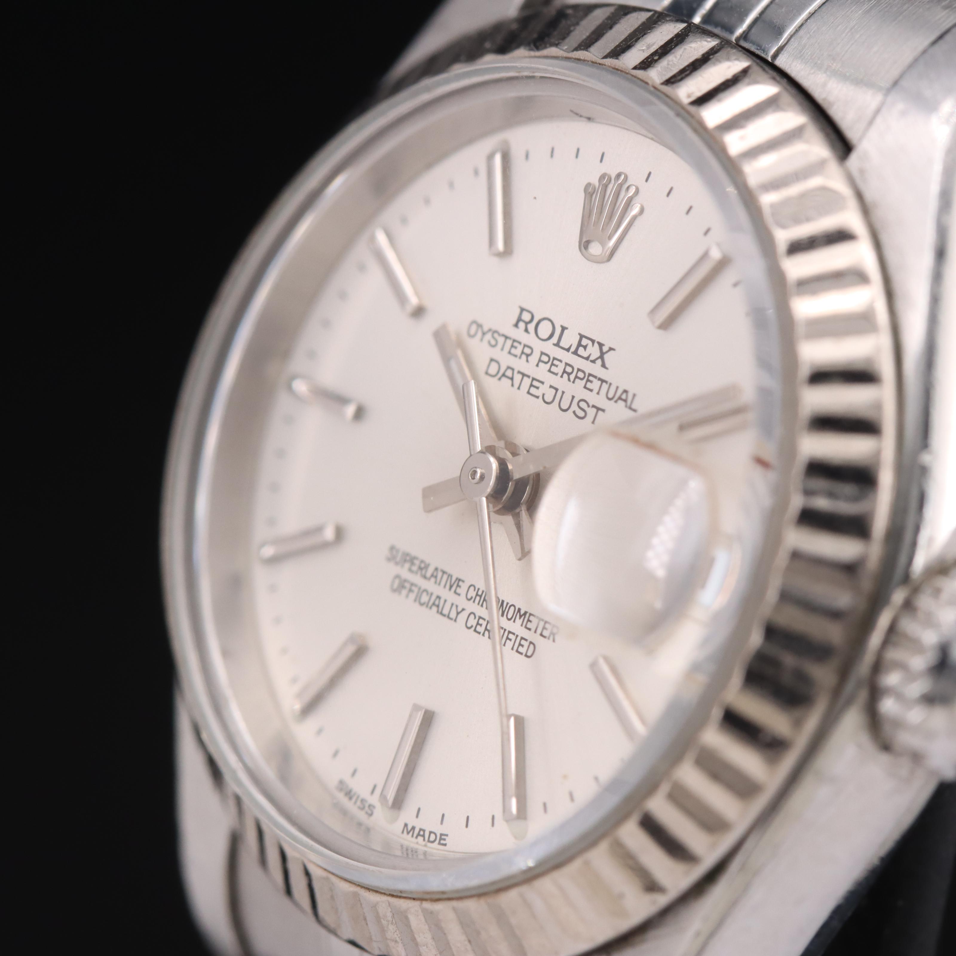 2002 - 2004 Rolex Oyster Perpetual Datejust Wristwatch | EBTH