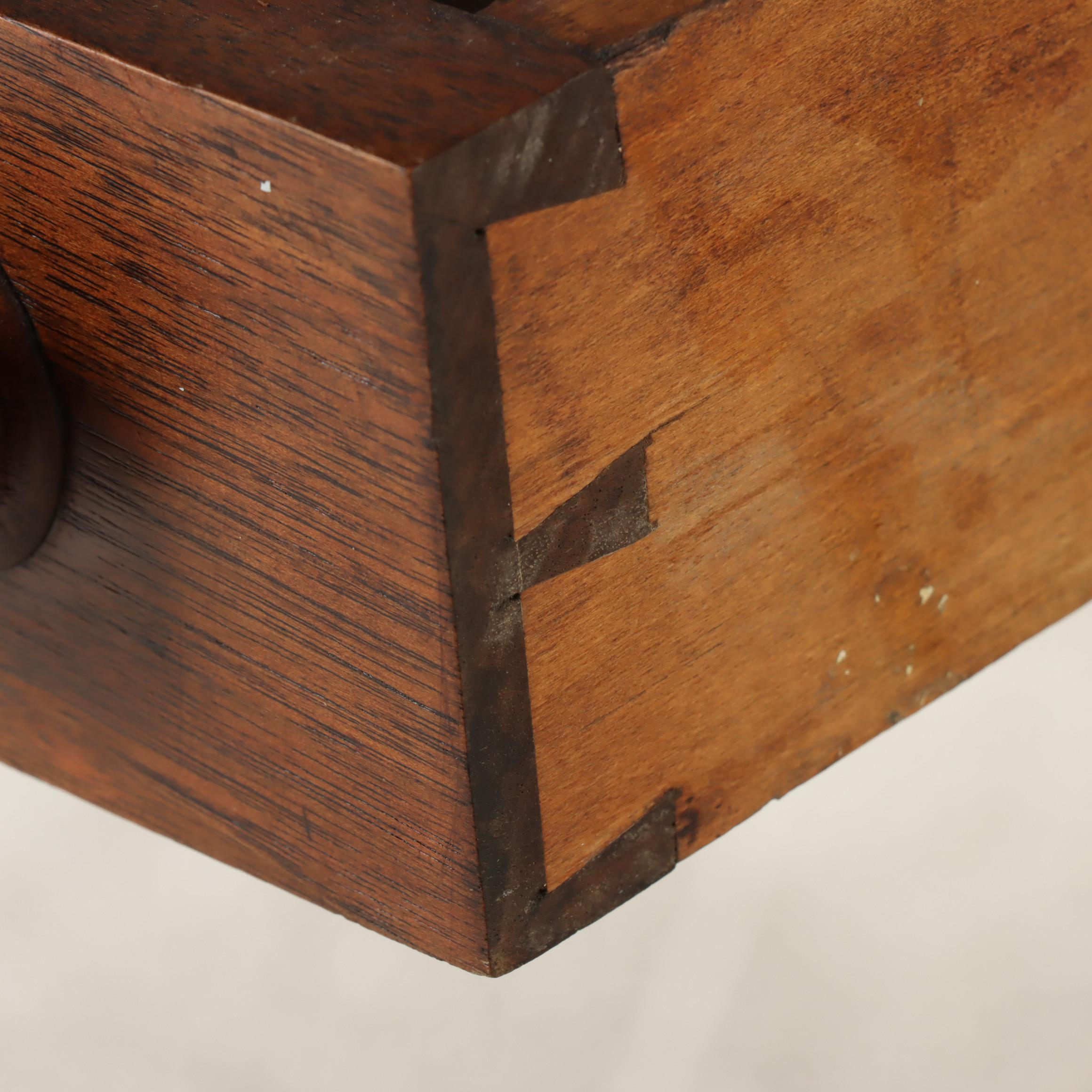 American Primitive Walnut Side Table, 19th Century | EBTH