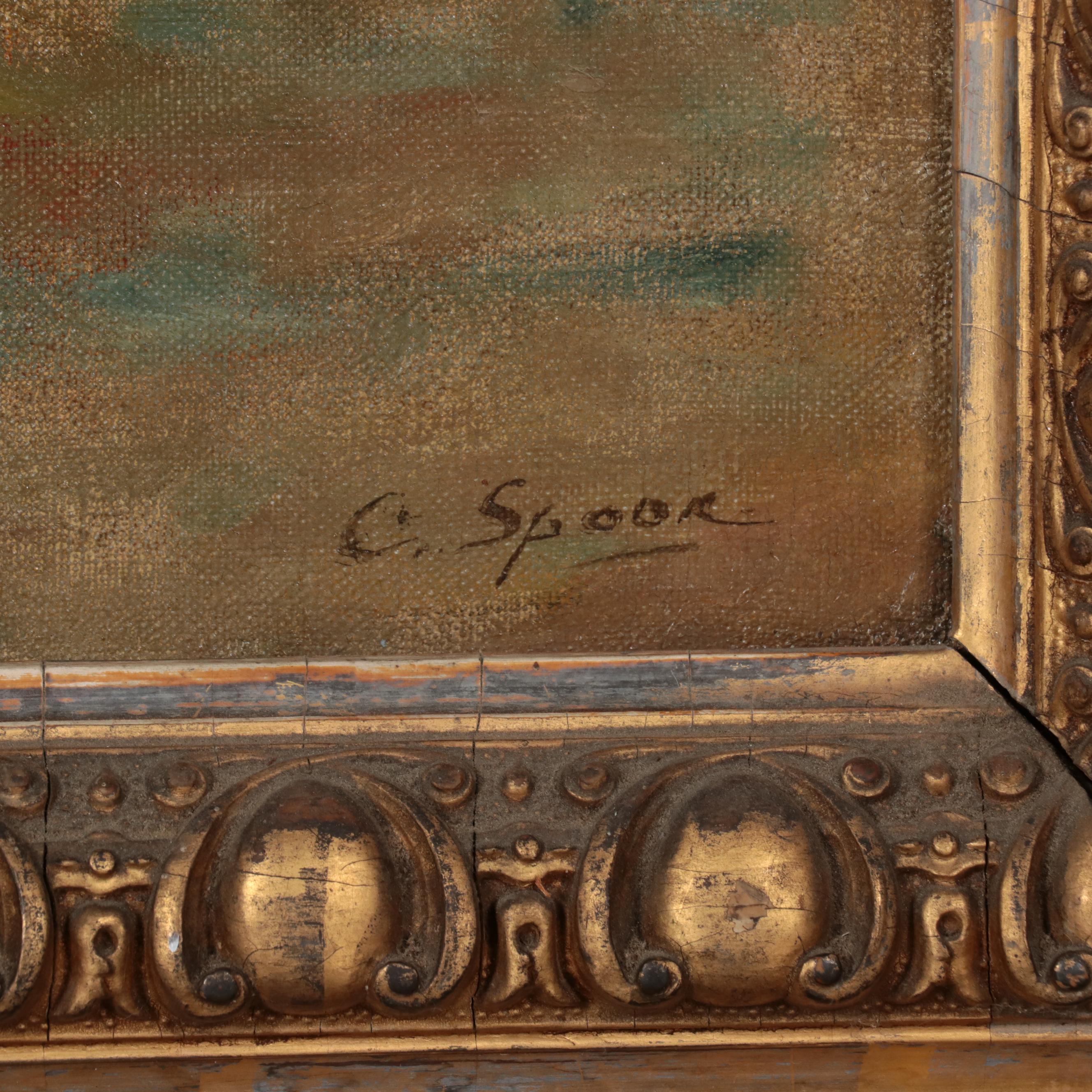 Cornelis Spoor Oil Painting Portrait of European Noble Woman, Circa ...