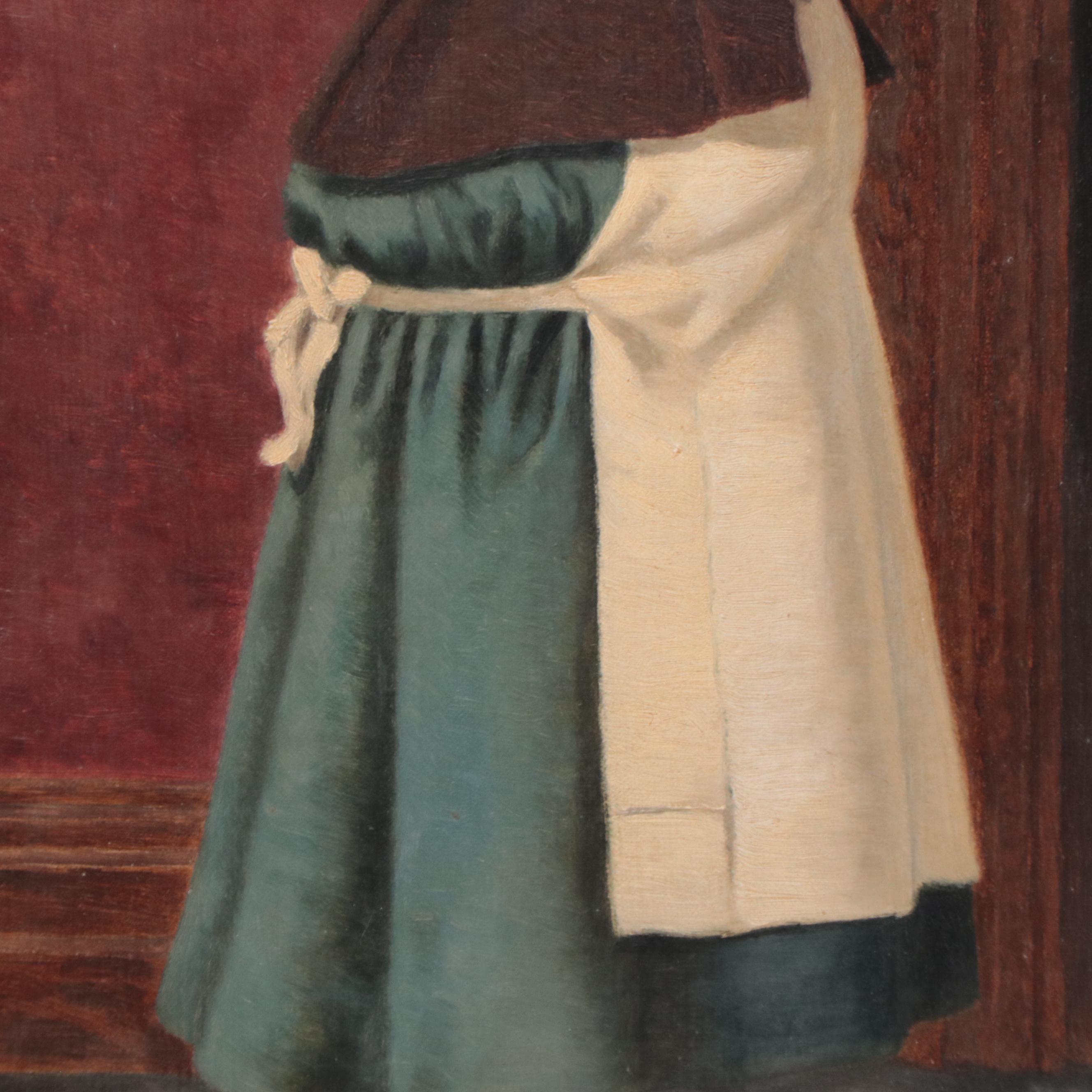 Vincent G. Stiepevich Oil Painting "Delivering the Mistress's Bouquet ...