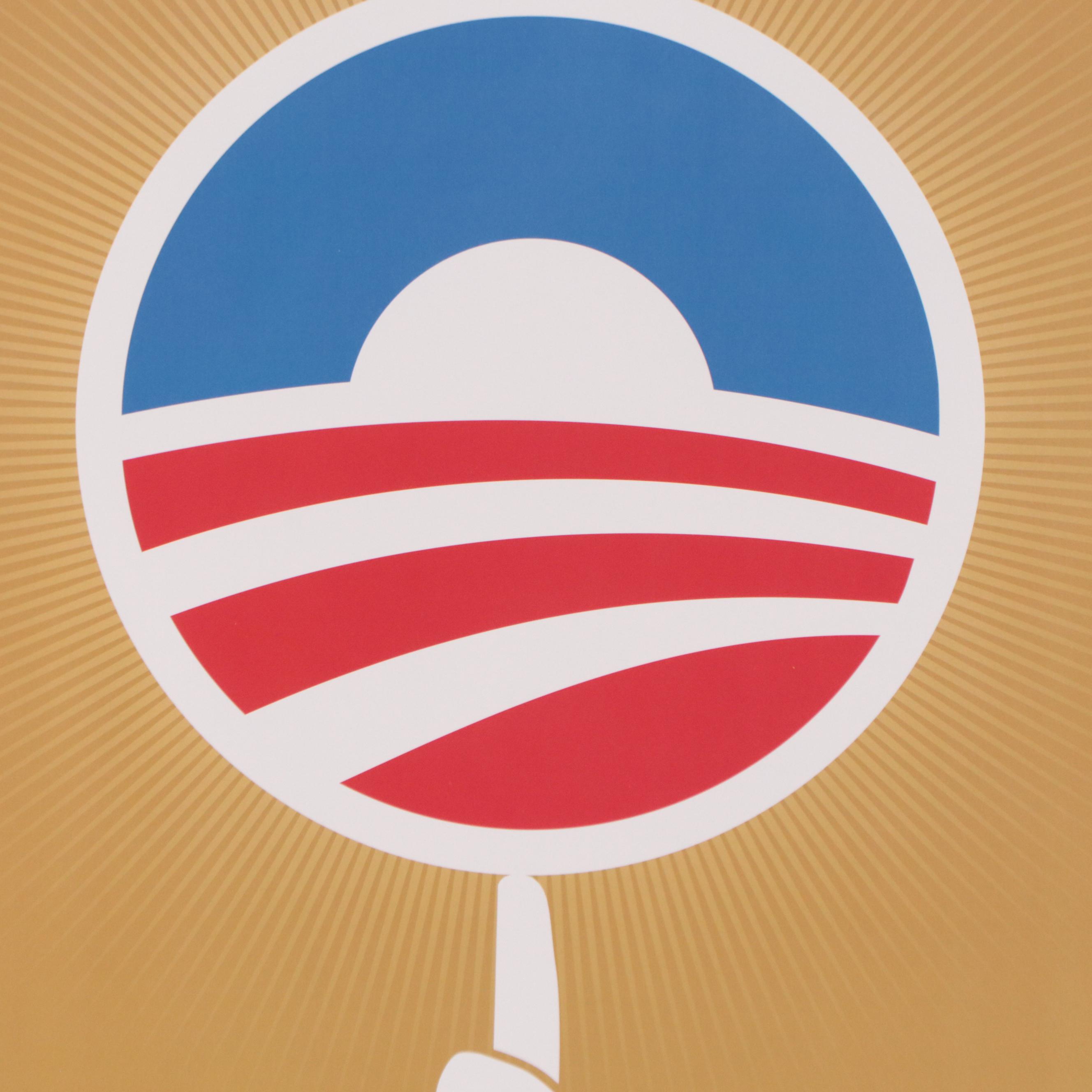 Offset Lithograph Poster of Barack Obama Presidential Campaign | EBTH