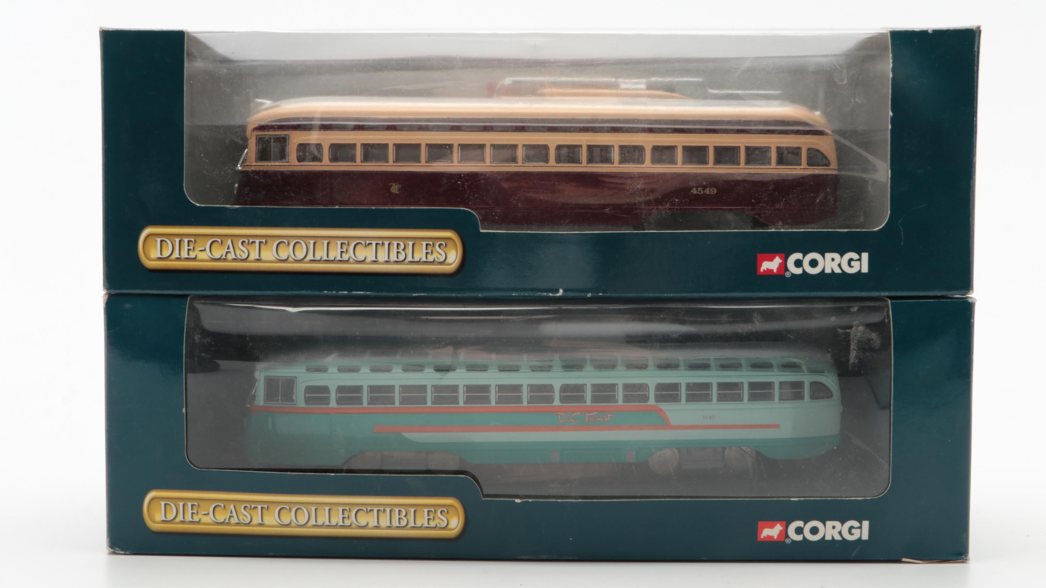 PCC Toronto, Cincinnati, and Washington D.C. Corgi Model Streetcars | EBTH