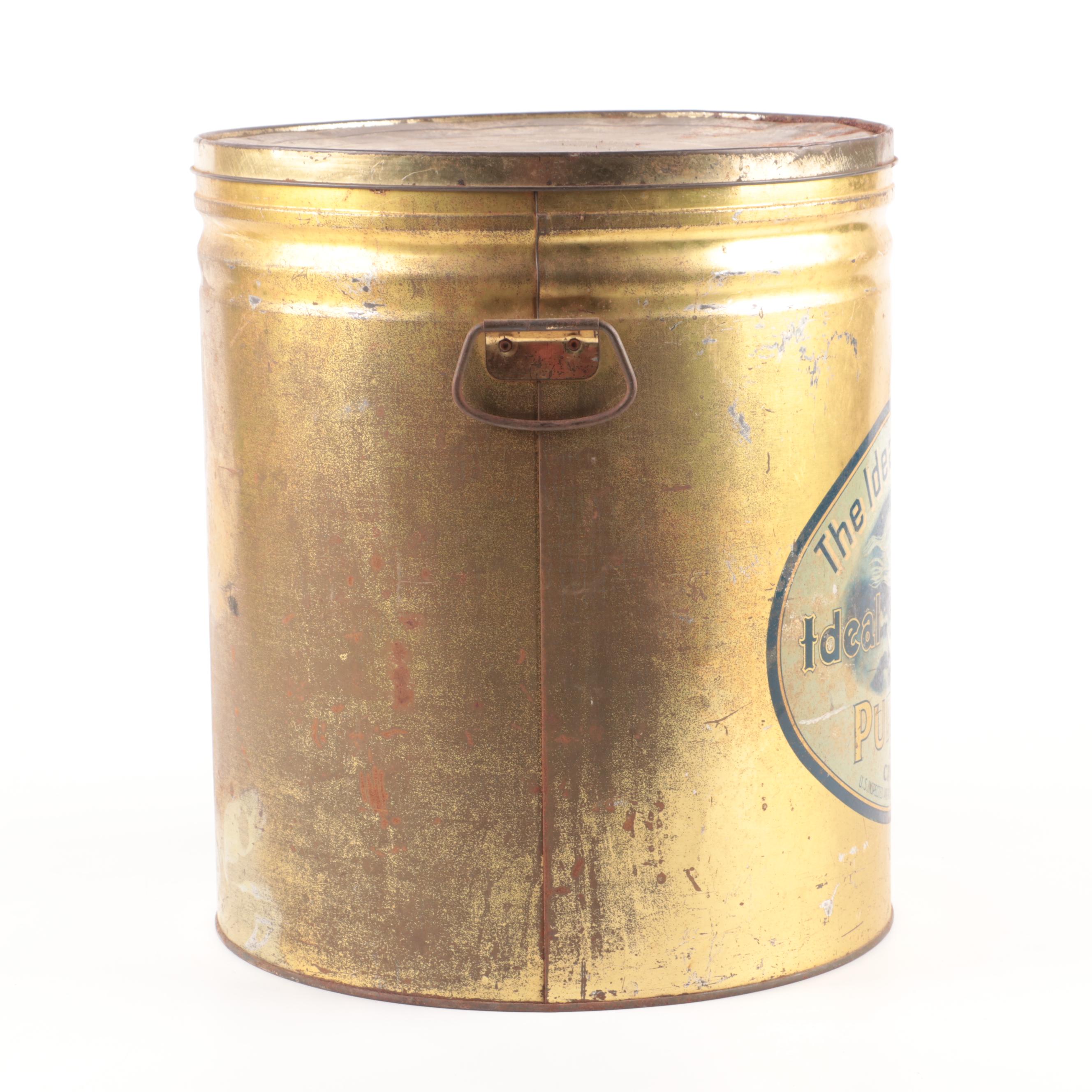 Ideal Packing Co. Pure Lard Tin, Early 20th Century | EBTH