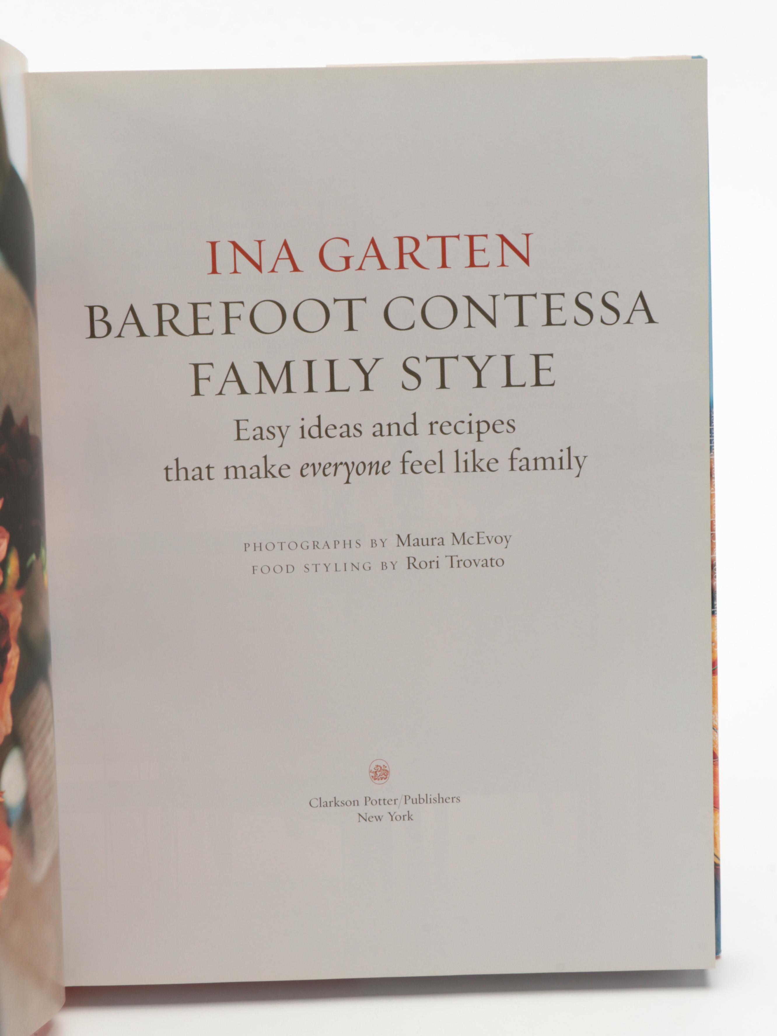 Ina Garten Cookbook Collection Including "The Barefoot Contessa" | EBTH