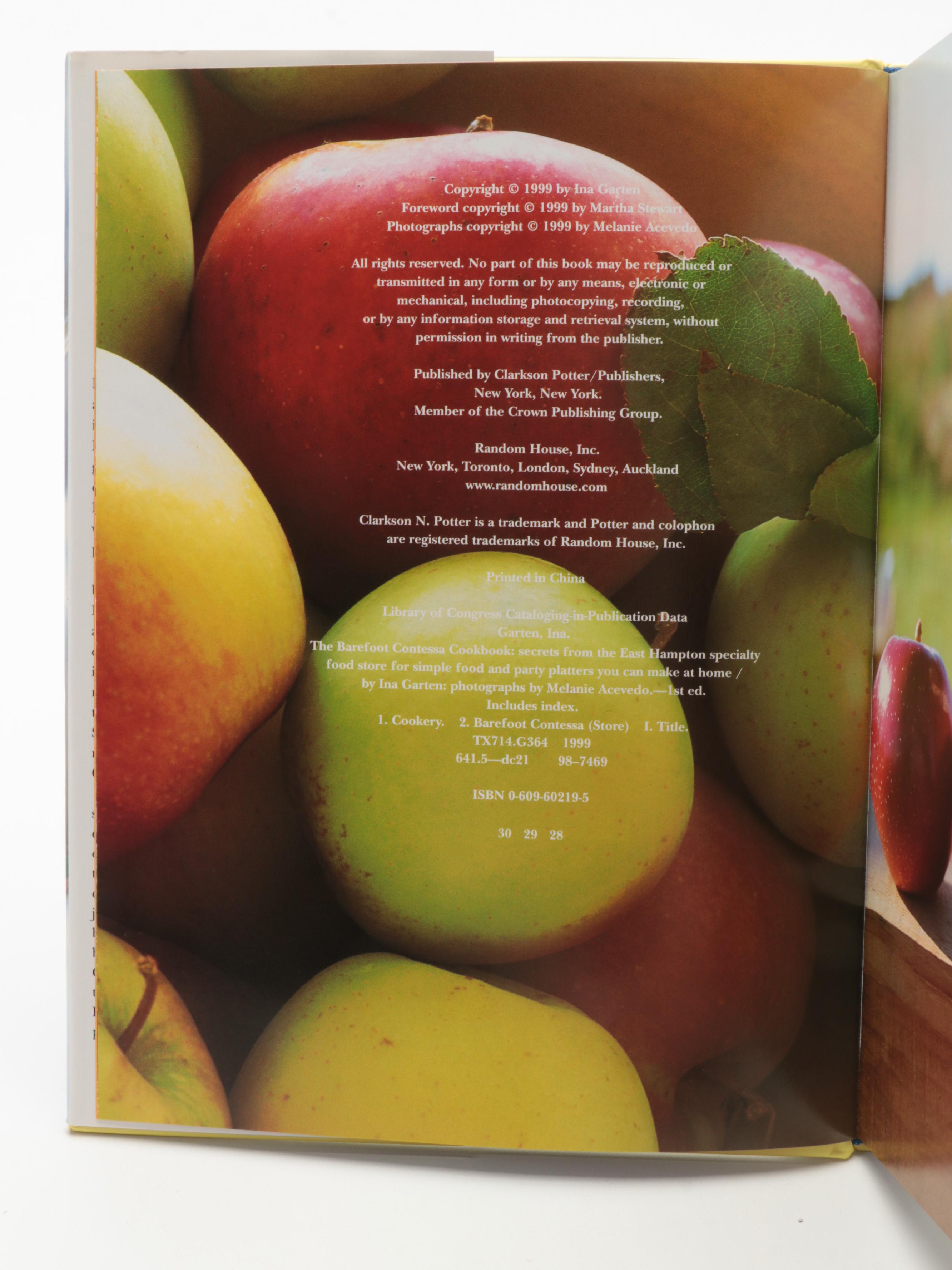 Ina Garten Cookbook Collection Including "The Barefoot Contessa" | EBTH