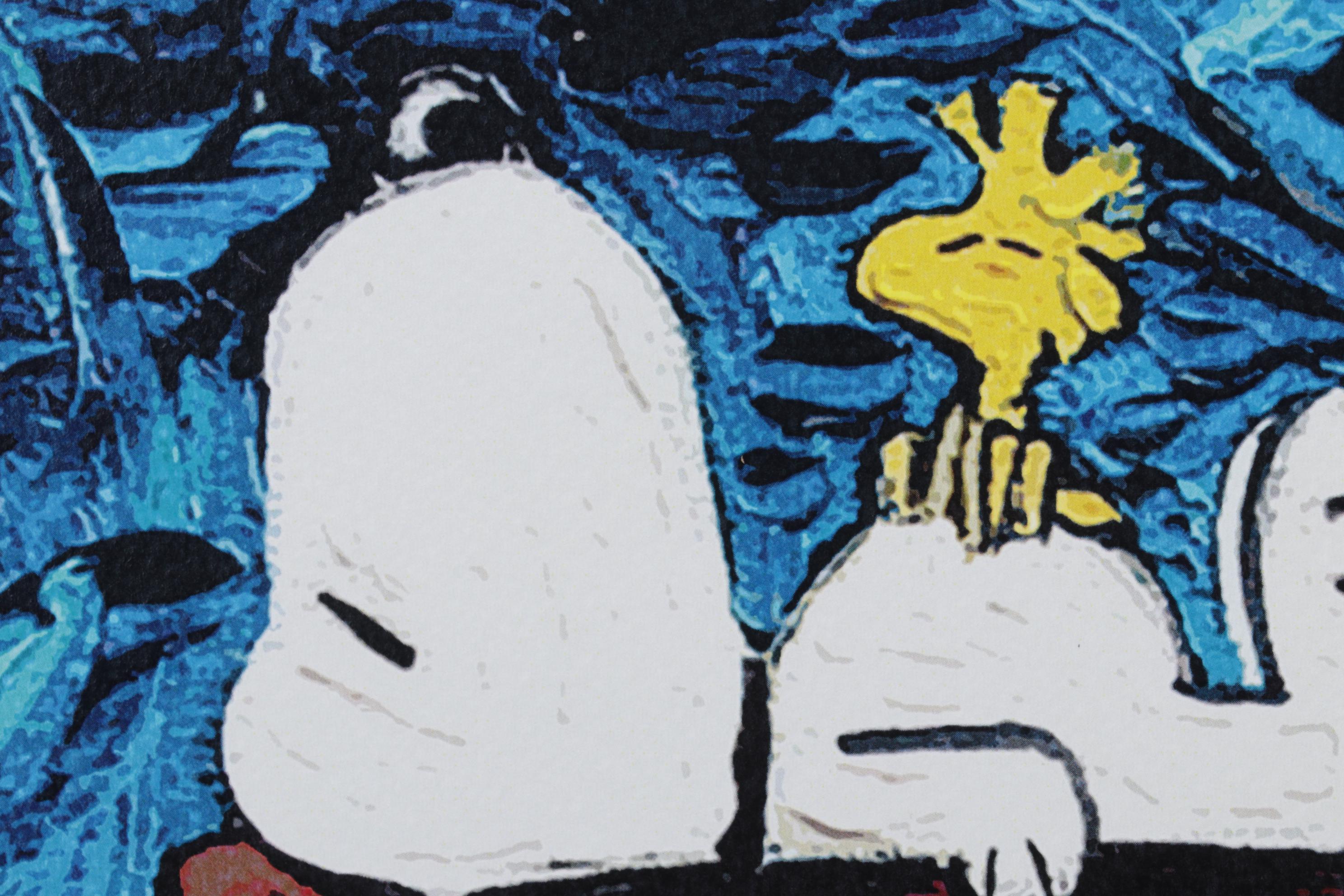 Death NYC Digital Pop Art Print "Snoopy and Woodstock / Starry Night ...