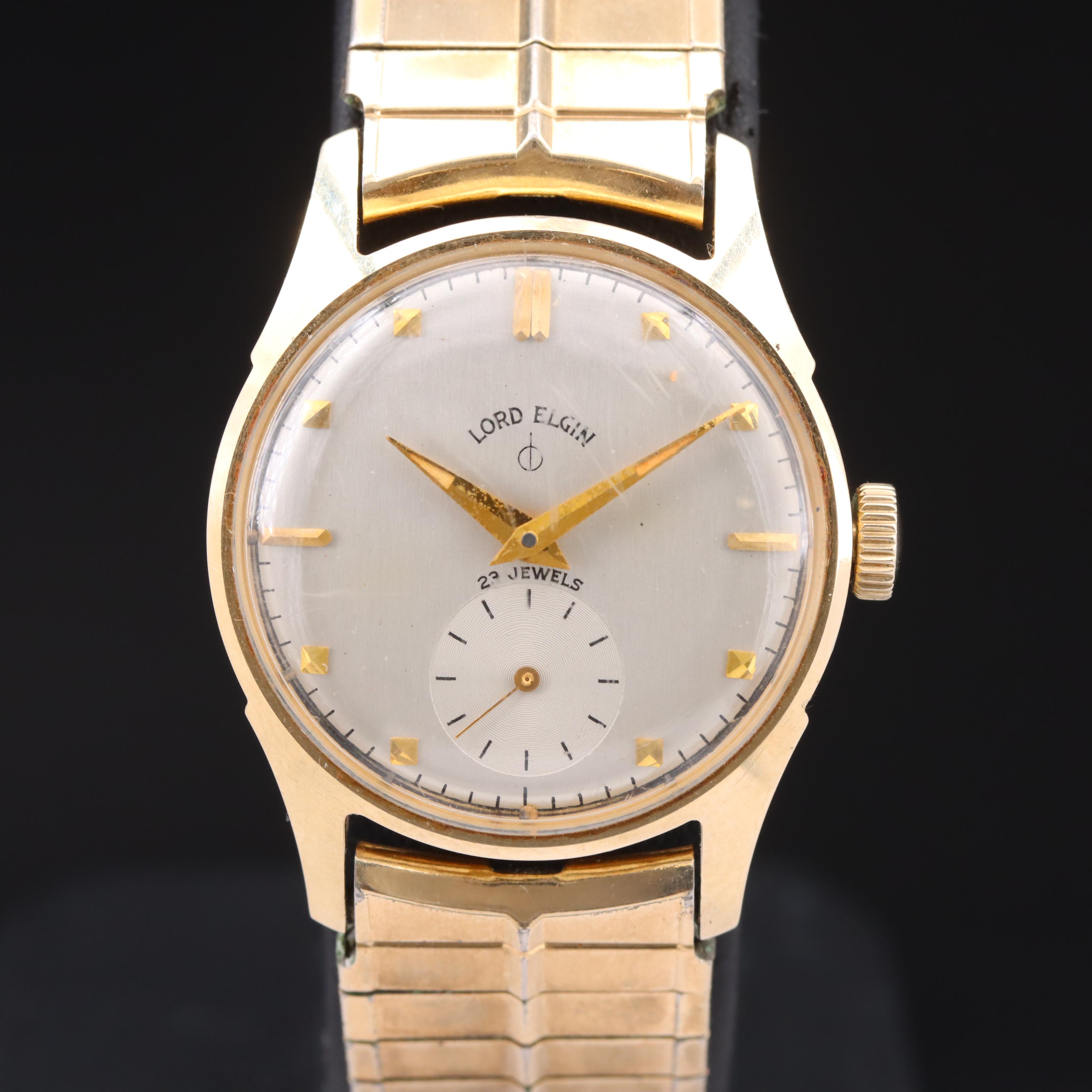 Vintage 14K Lord Elgin Wristwatch | EBTH