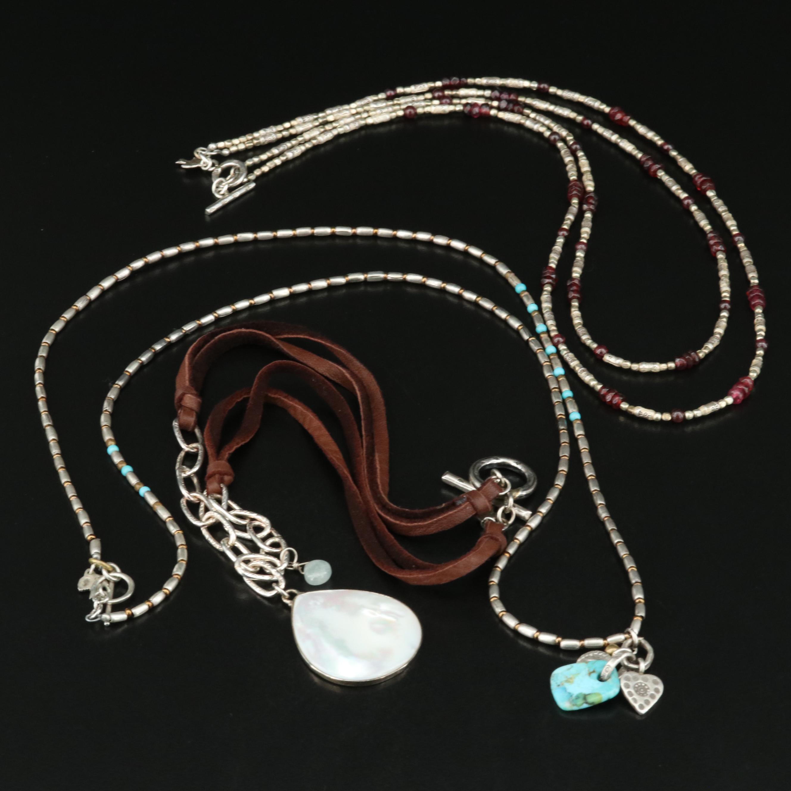 Peyote Bird Sterling Gemstone Necklaces | EBTH