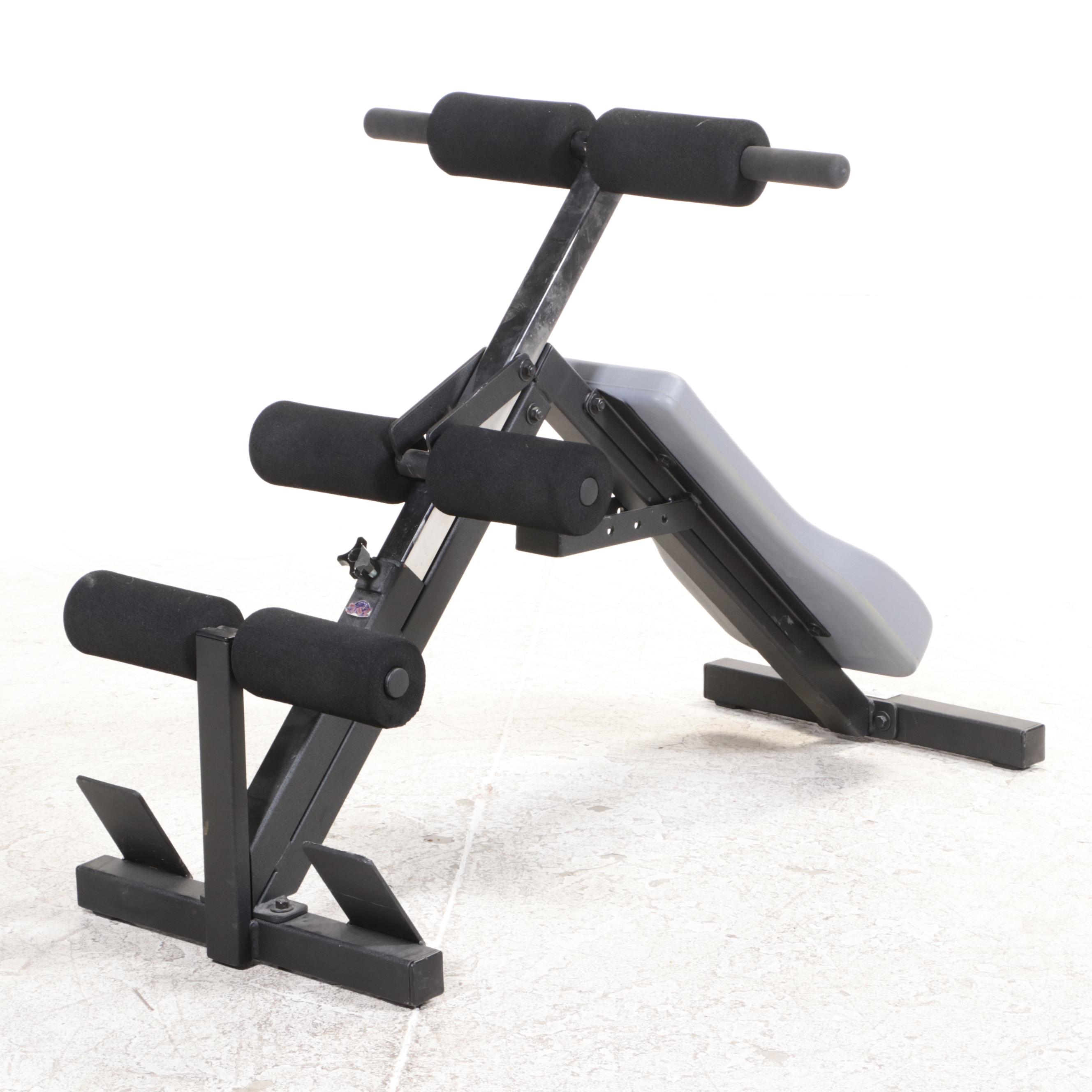 Pacific Fitness Adjustable Folding Workout Bench | EBTH