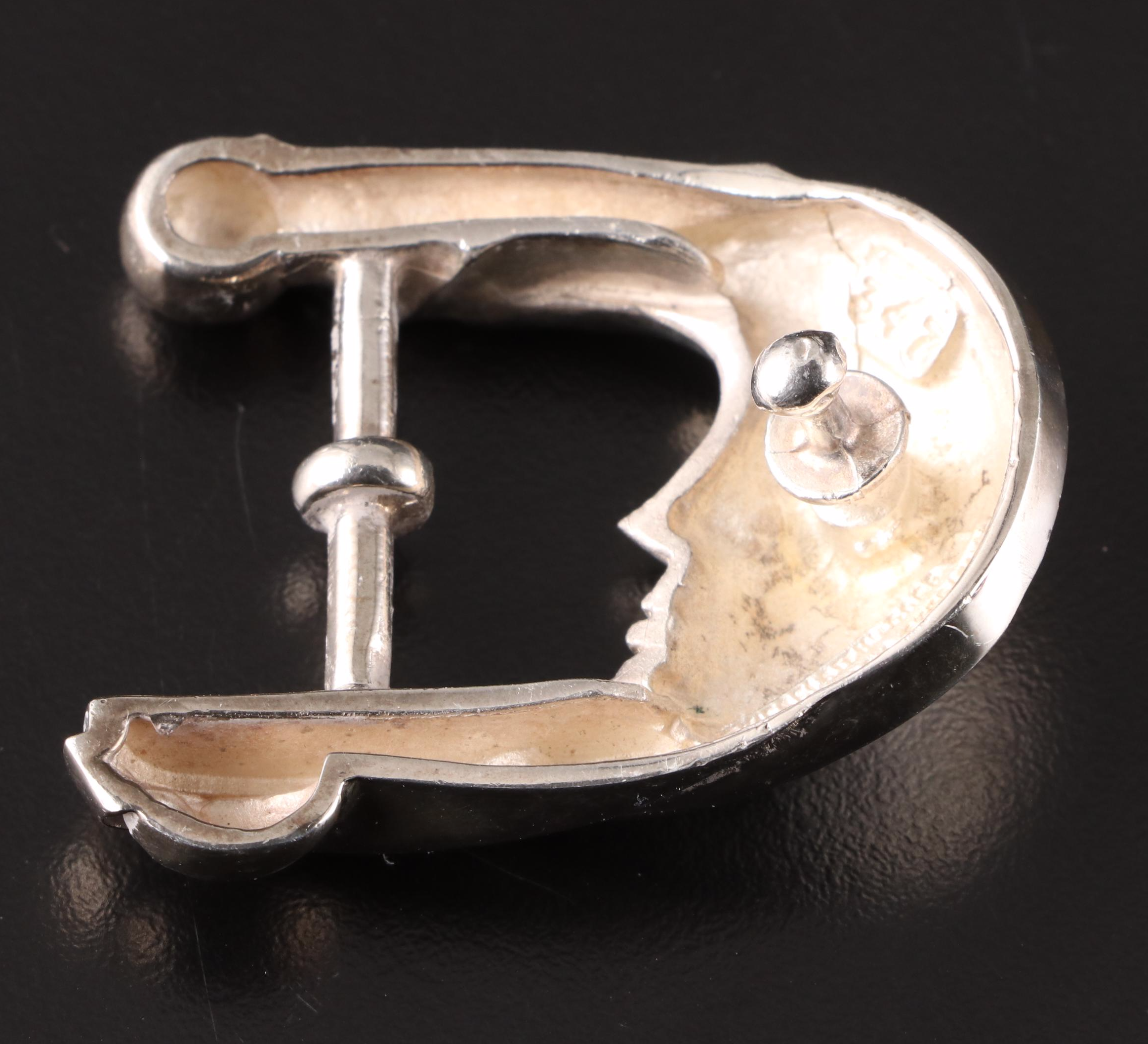 Barry Kieselstein-Cord Sterling Silver Moon Belt Buckle | EBTH