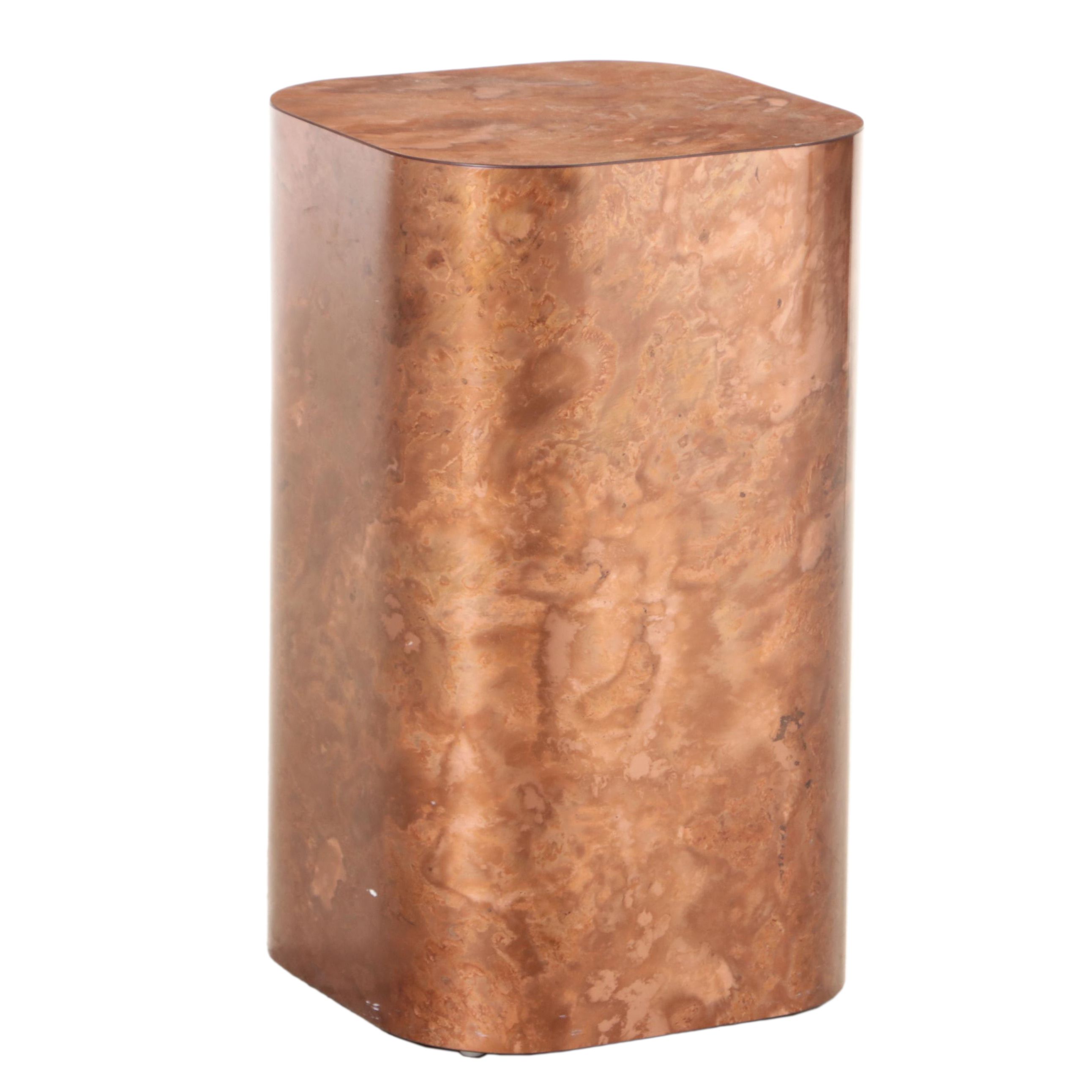 Pair of Philcraft Tiered Laminate Side Tables | EBTH