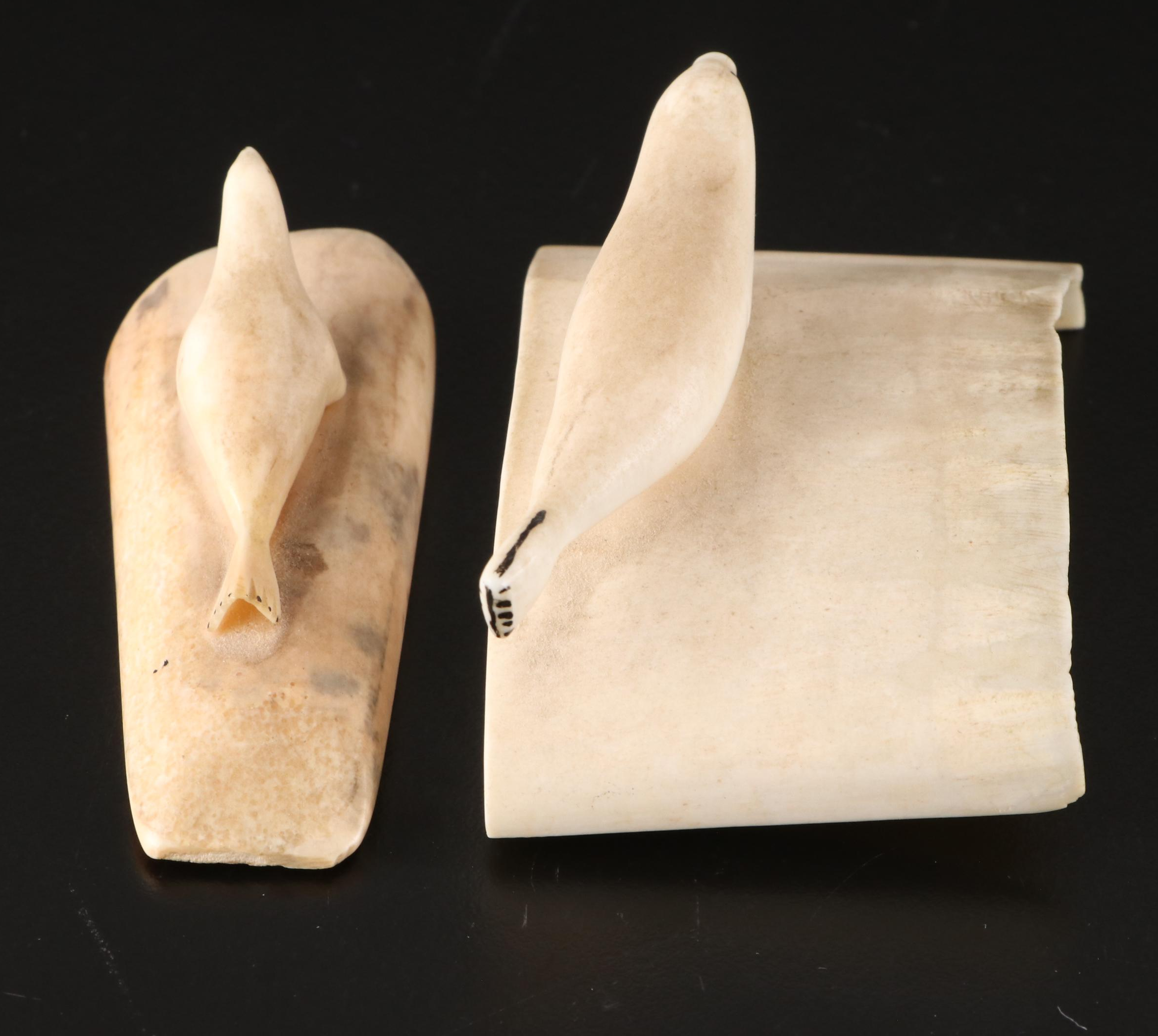 Native Alaskan Carved Walrus Ivory Figurines | EBTH