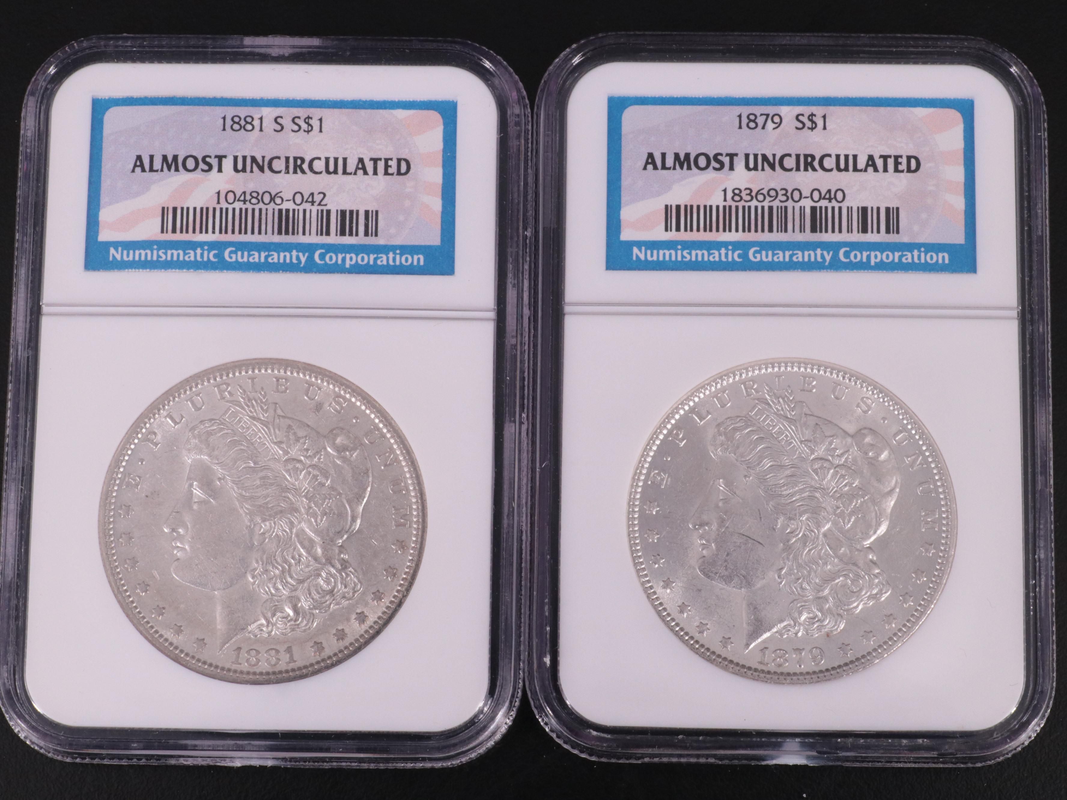 Twenty Different NGC Graded AU Morgan Silver Dollars | EBTH