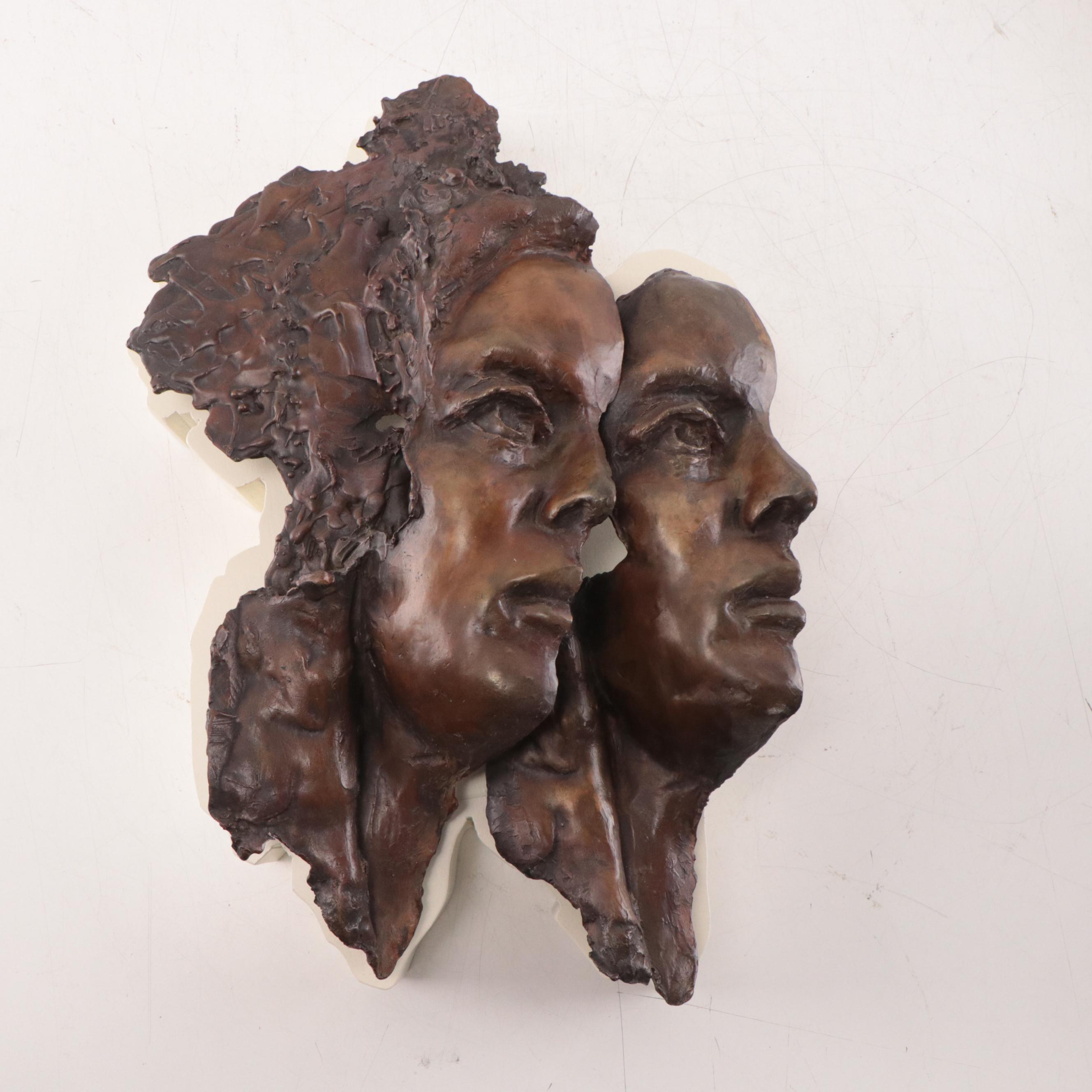 Cast Bronze Faces and Fragments Wall Sculptures | EBTH