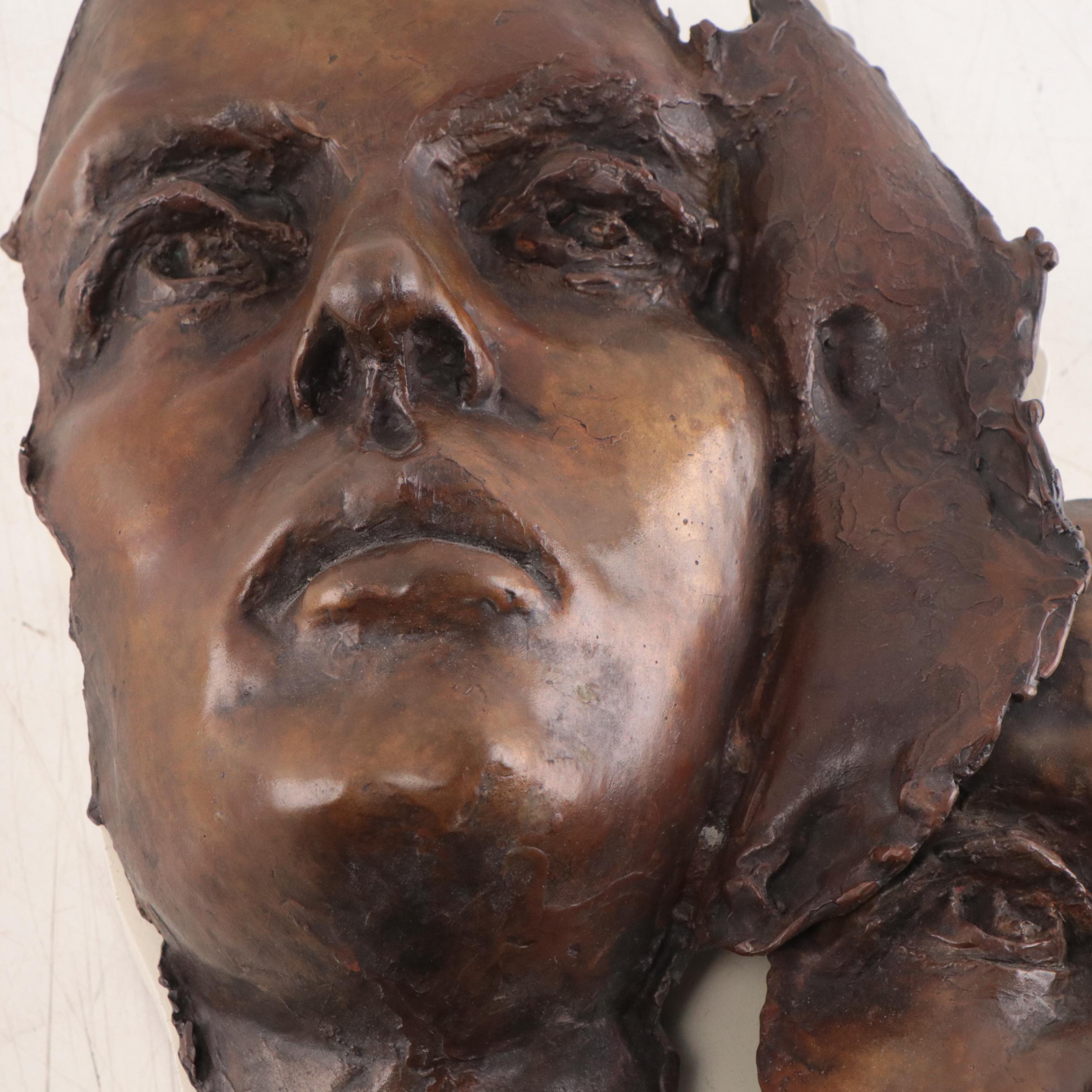 Cast Bronze Faces and Fragments Wall Sculptures | EBTH