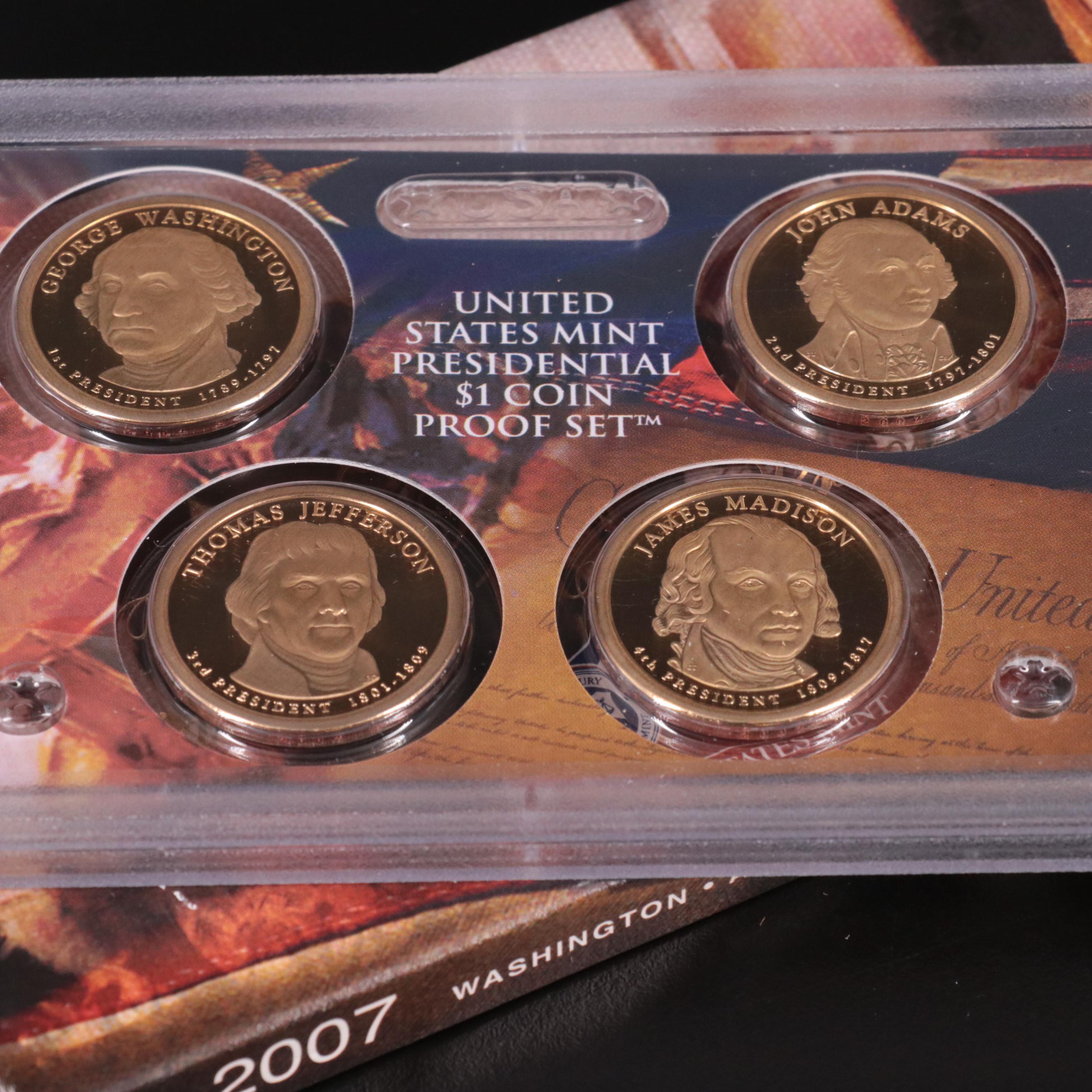 Sixteen Presidential Dollar Proof Sets | EBTH