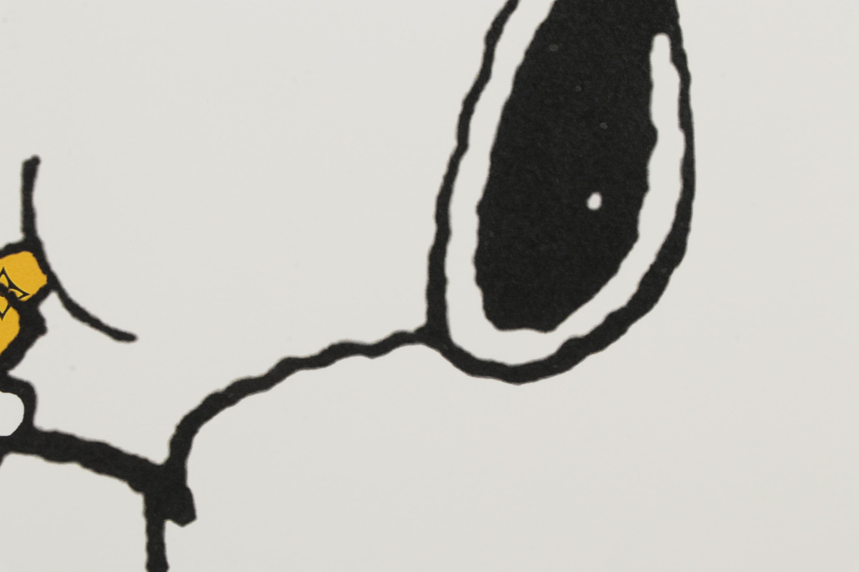 Death NYC Pop Art Graphic Print of Snoopy and Woodstock | EBTH