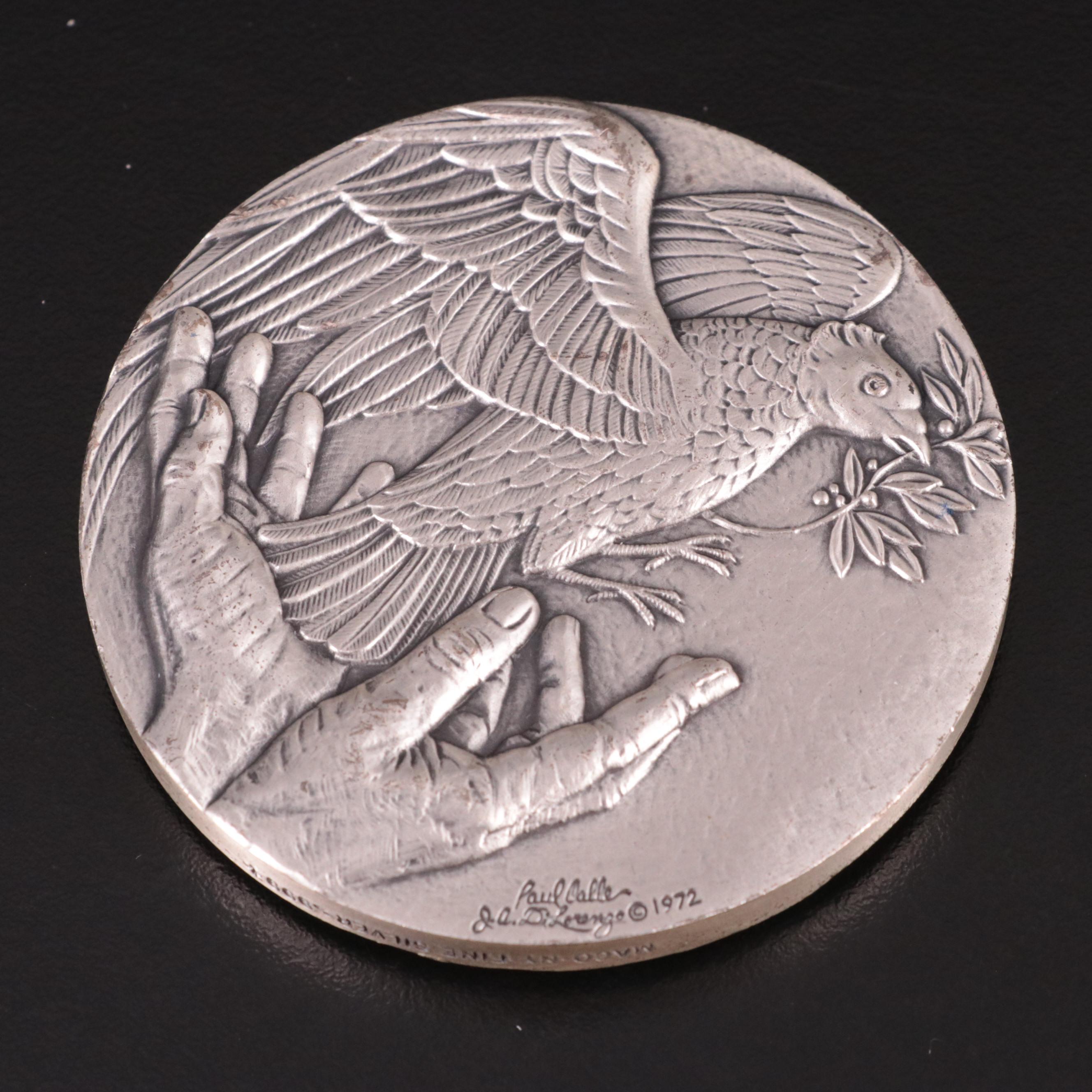 Two Large .999 Silver Medals | EBTH
