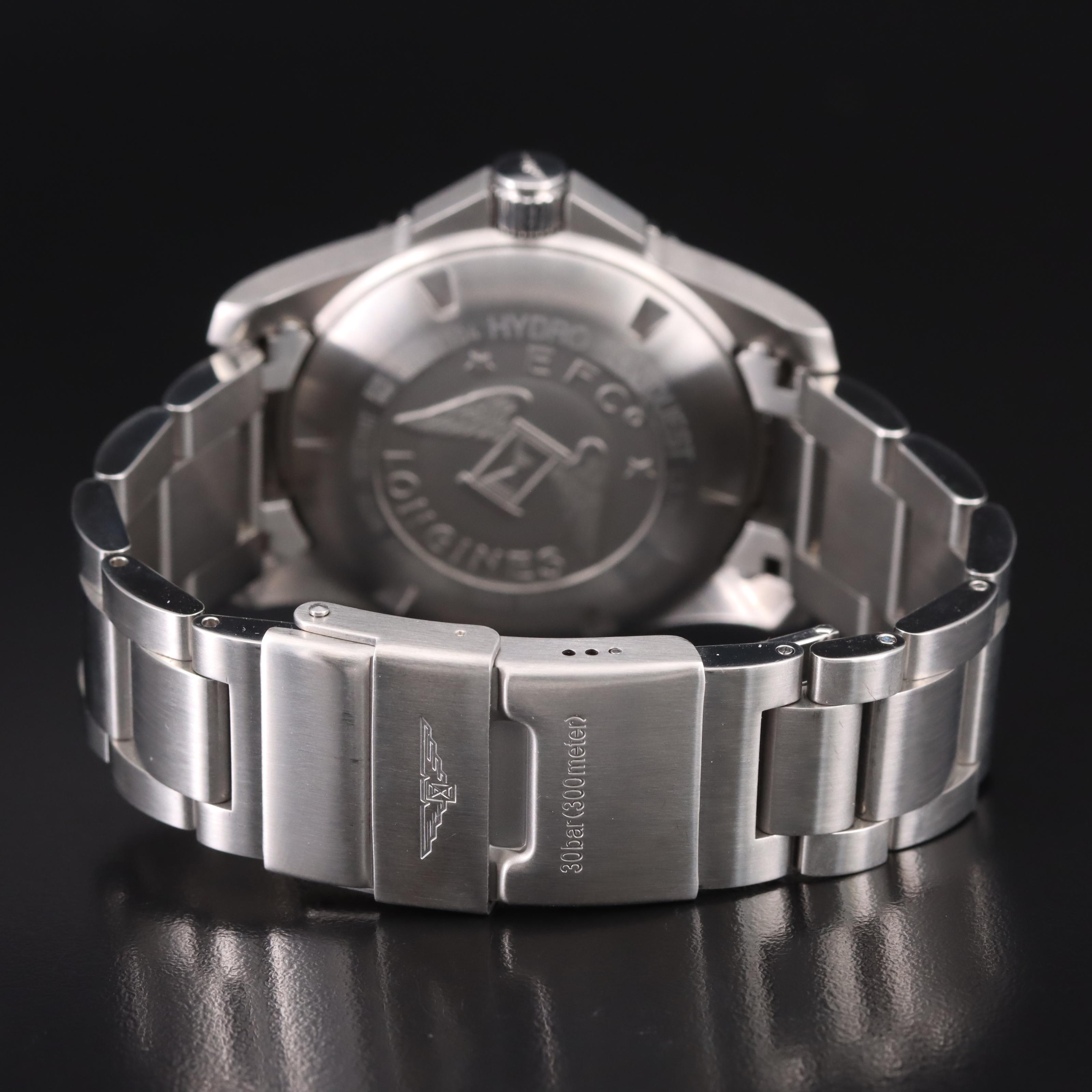 Longines HydroConquest 41mm Green Dial Steel and Ceramic Automatic ...