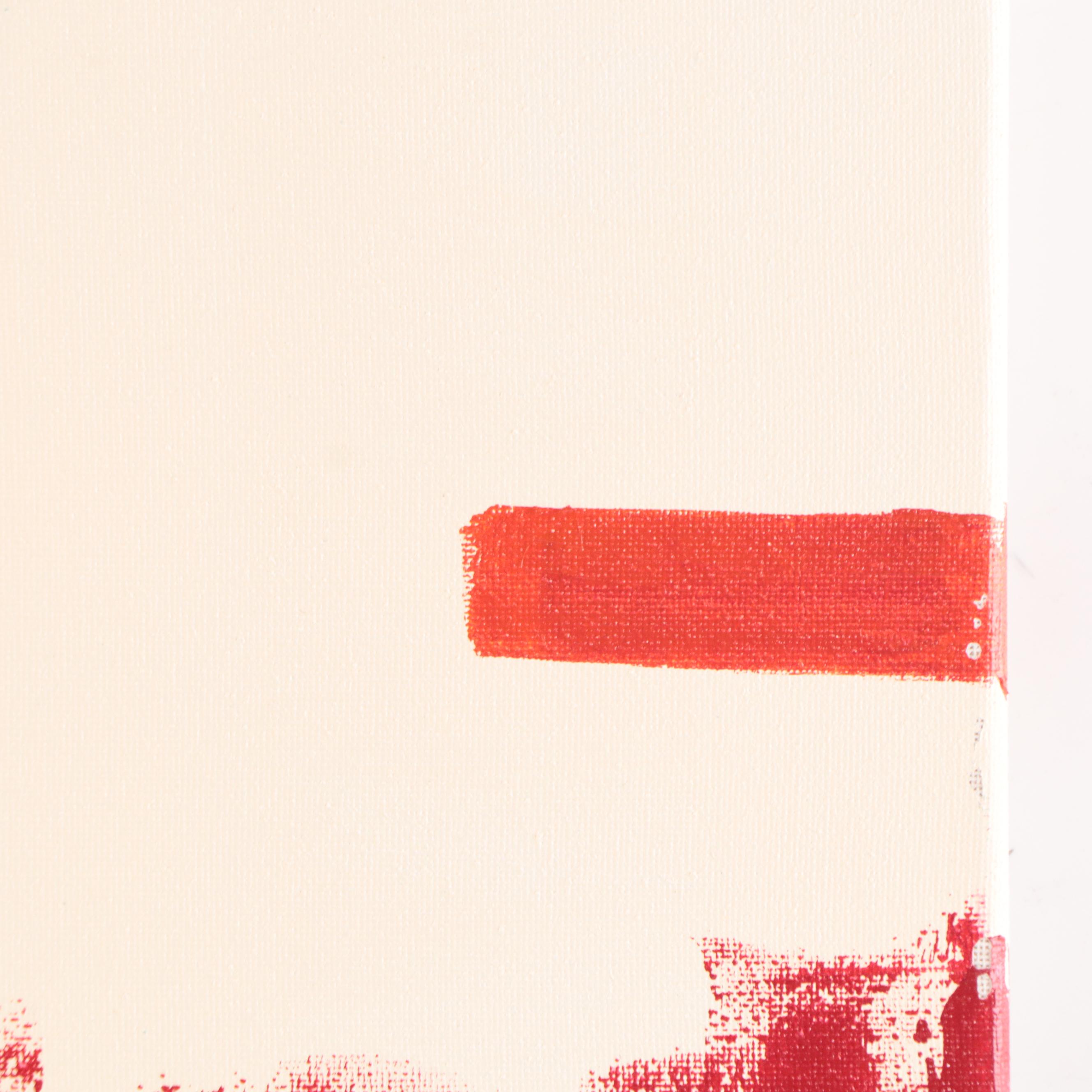 Sanna Abstract Acrylic Painting "Sea of Green," 21st Century | EBTH