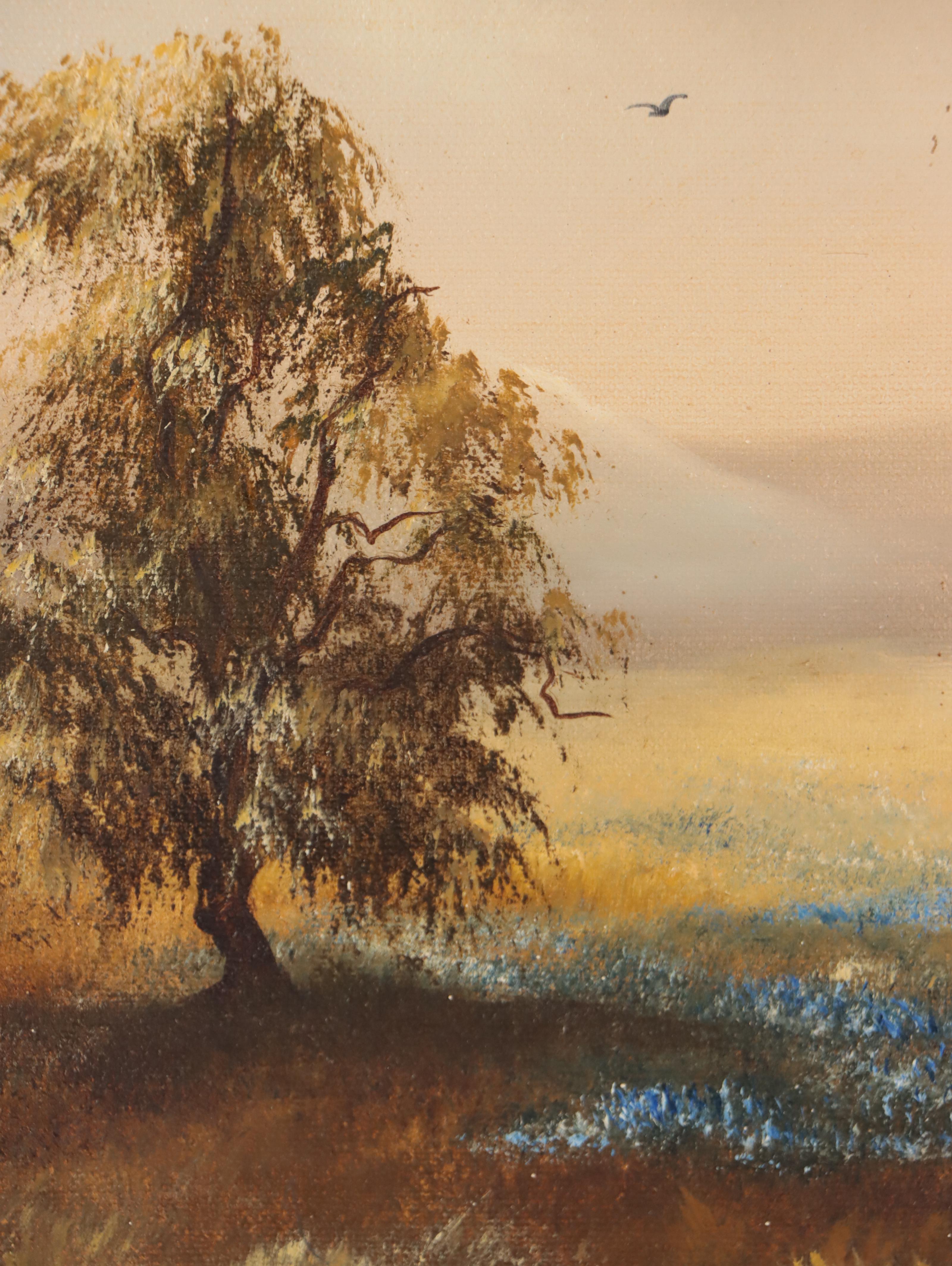 Fran Rogers Oil Painting of Sweeping Landscape | EBTH