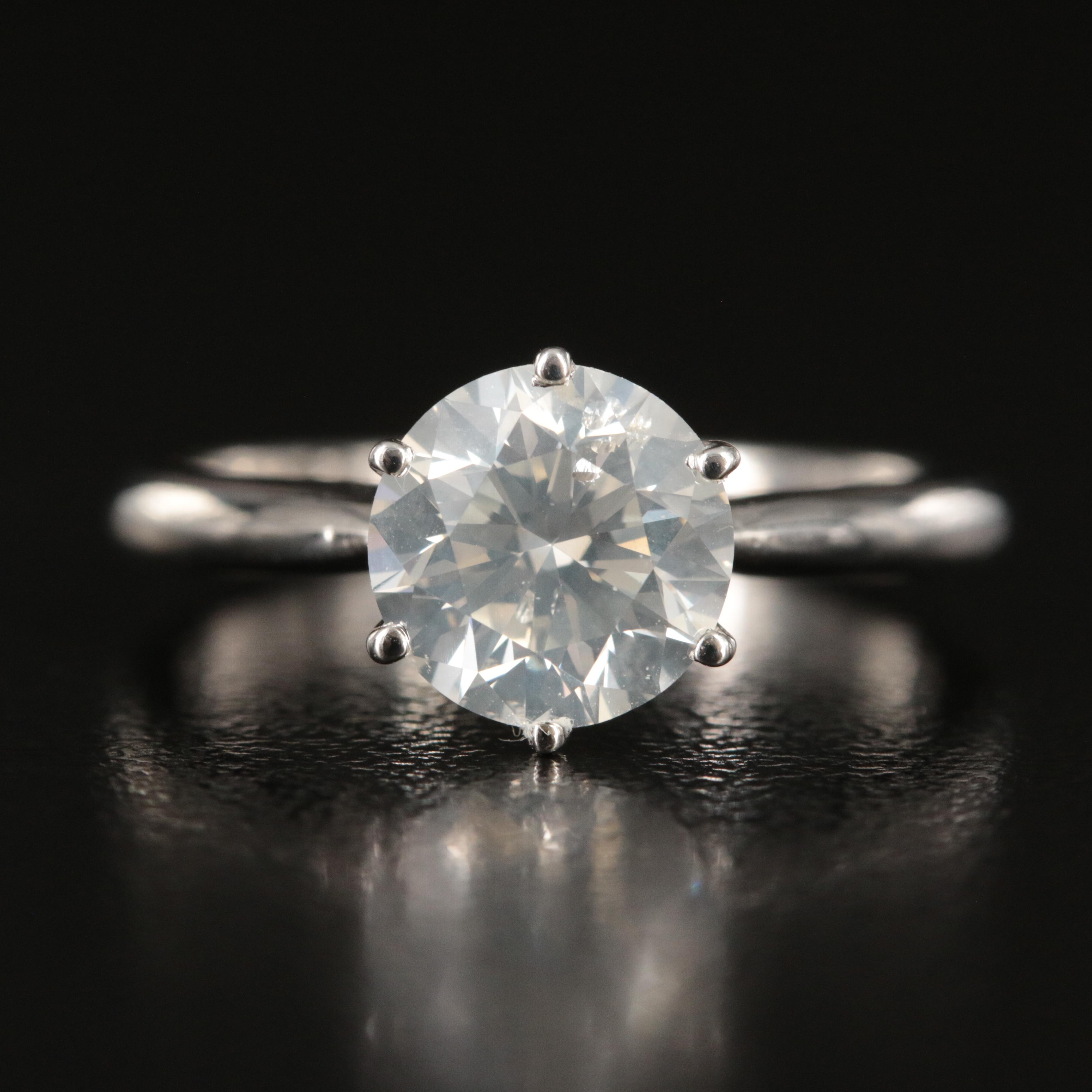 14K 1.00 CT Diamond Solitaire Ring | EBTH