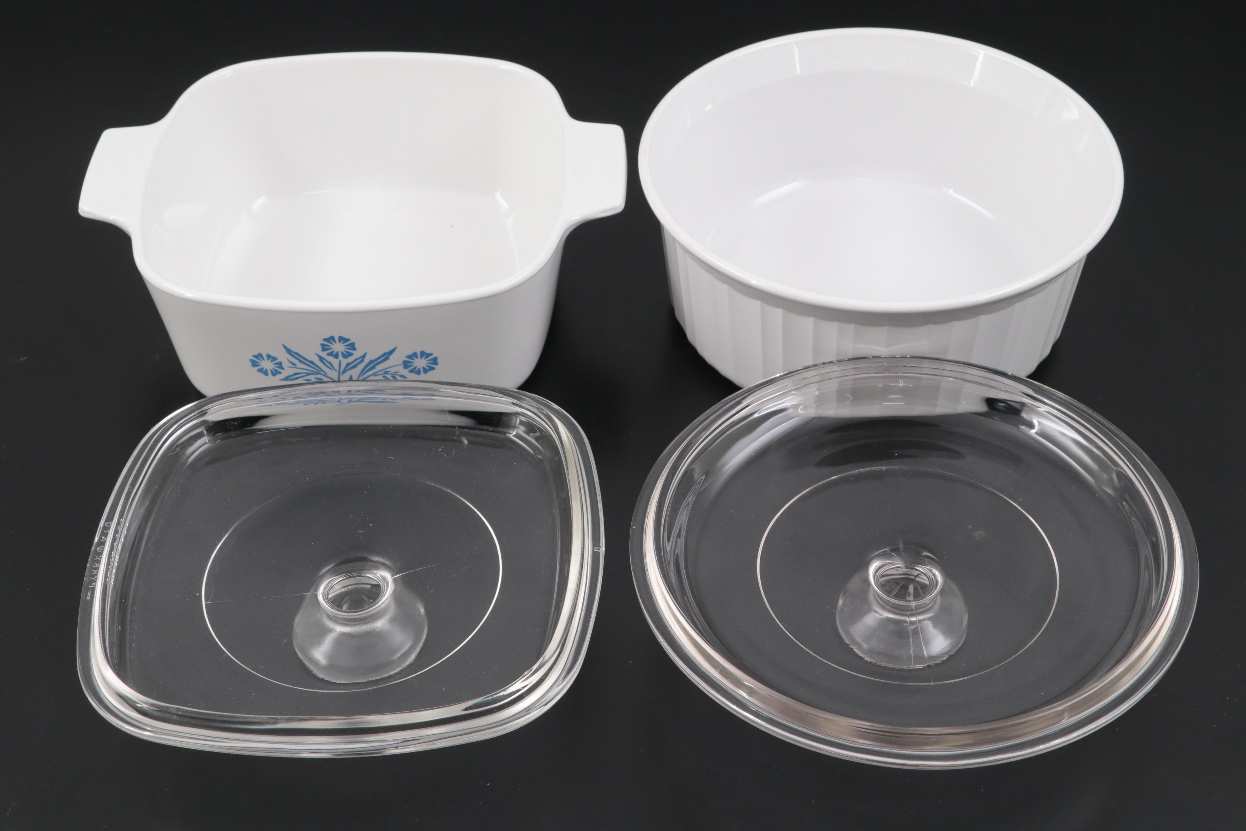 CorningWare "Cornflower Blue" Ceramic Casserole Dishes and More | EBTH