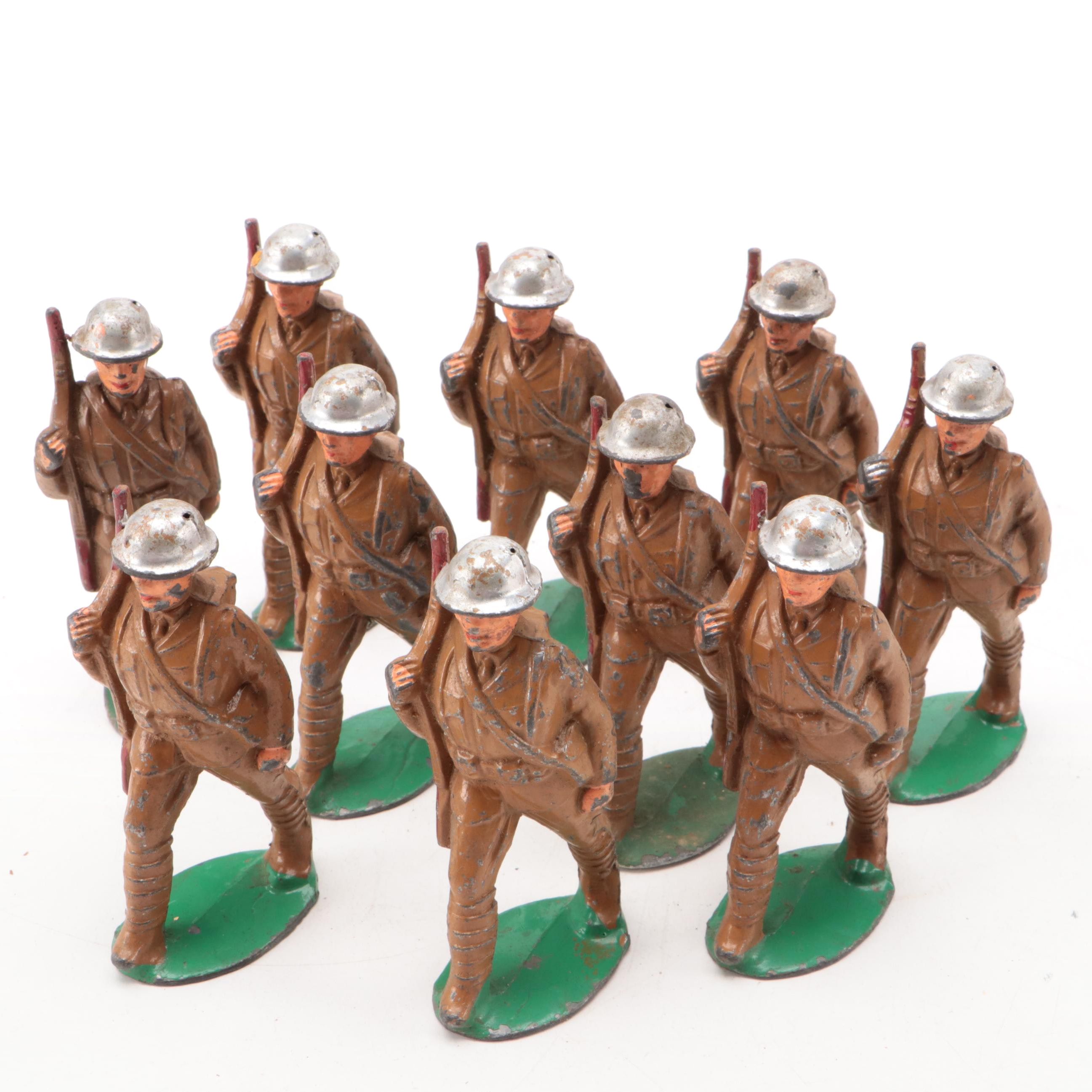 Manoil Lead World War I Toy Soliders, Mid 20th Century | EBTH