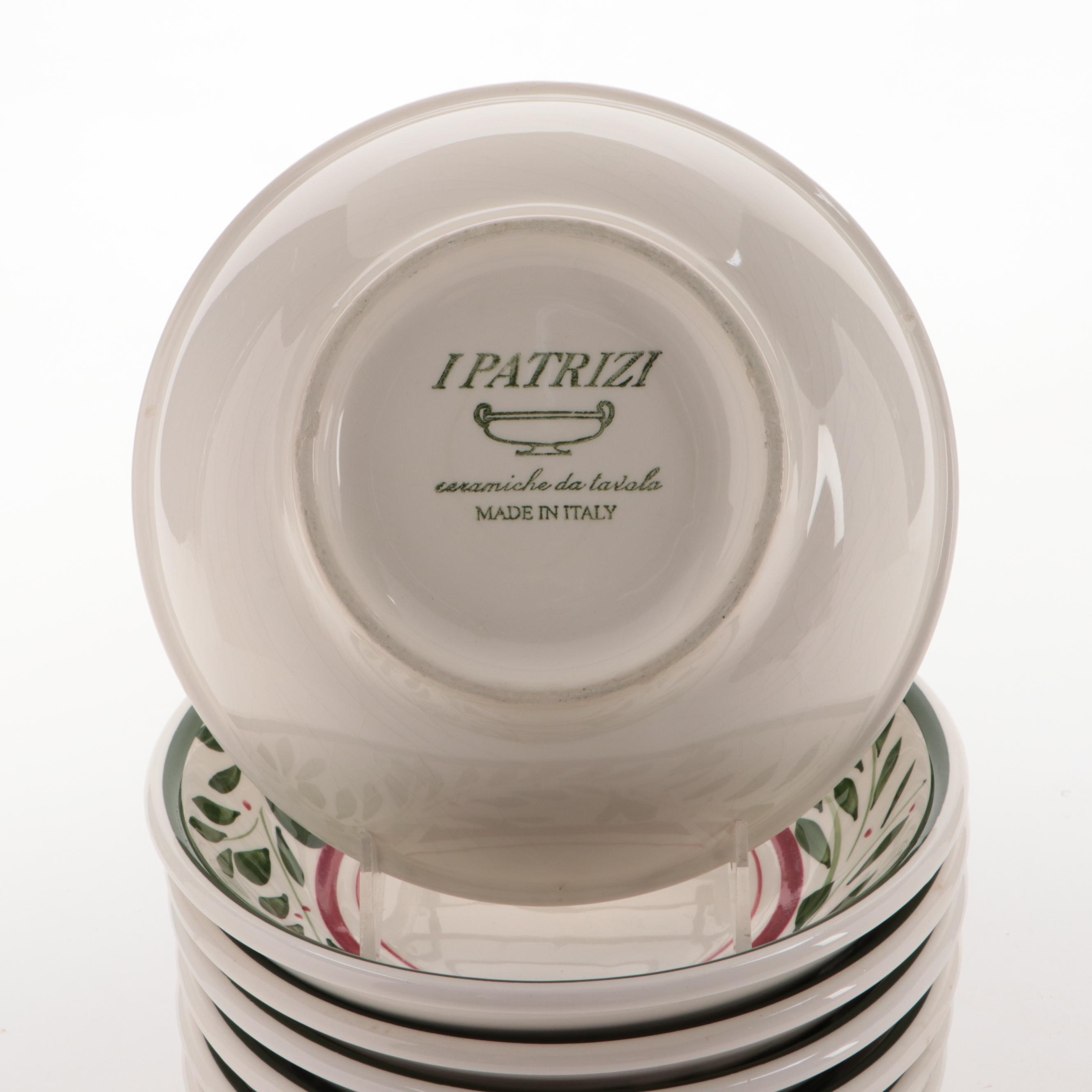 I Patrizi Ceramic Serving and Pasta Bowls | EBTH