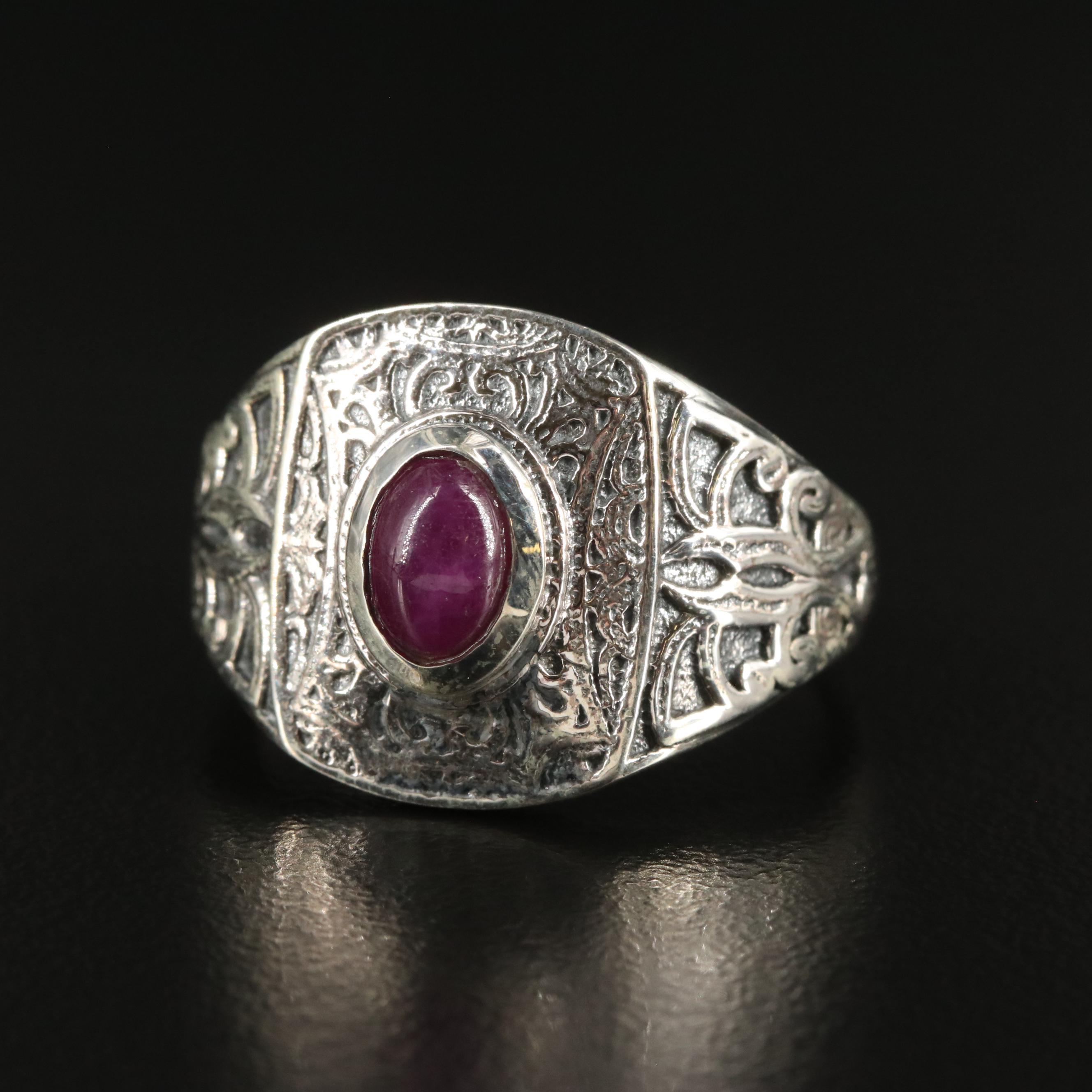 Sterling Ruby Ring | EBTH