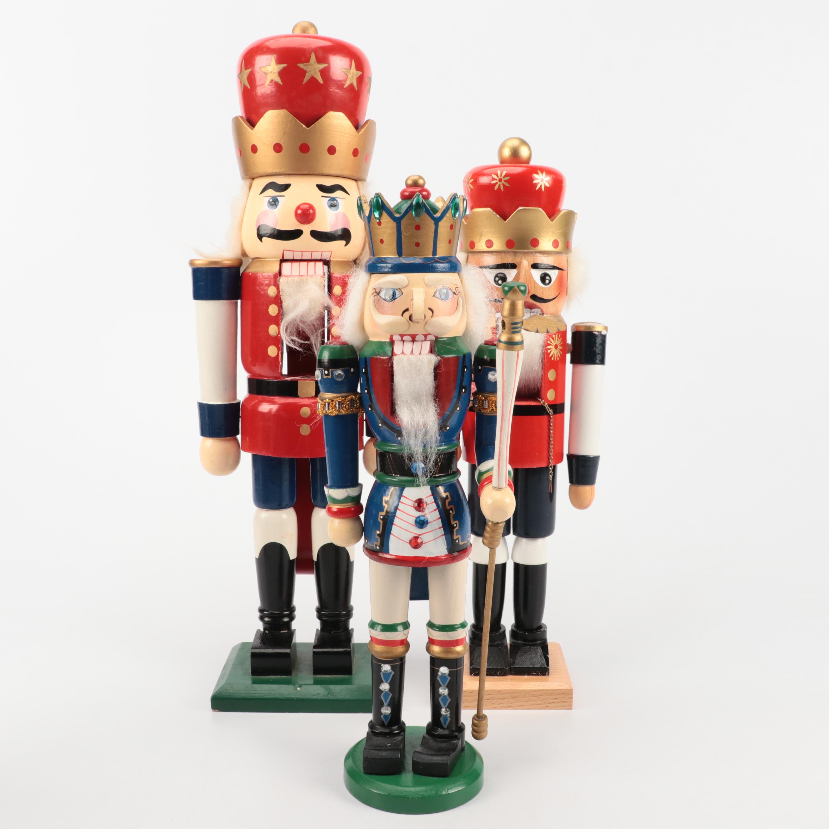Steinbach and Other Hand-Painted Wooden Nutcrackers | EBTH
