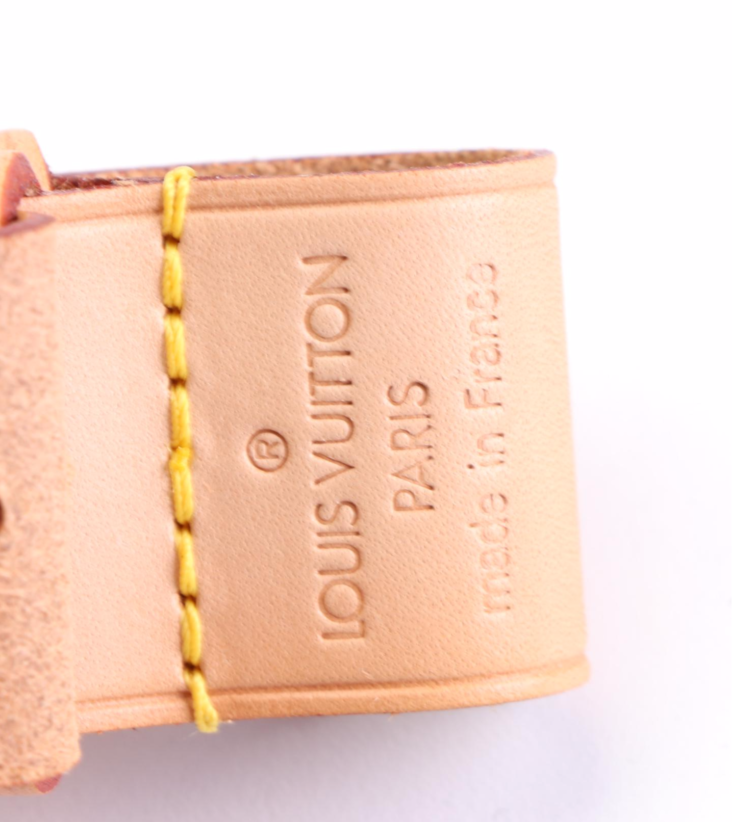 Louis Vuitton Luggage Tag and Poignet in Vachetta Leather | EBTH