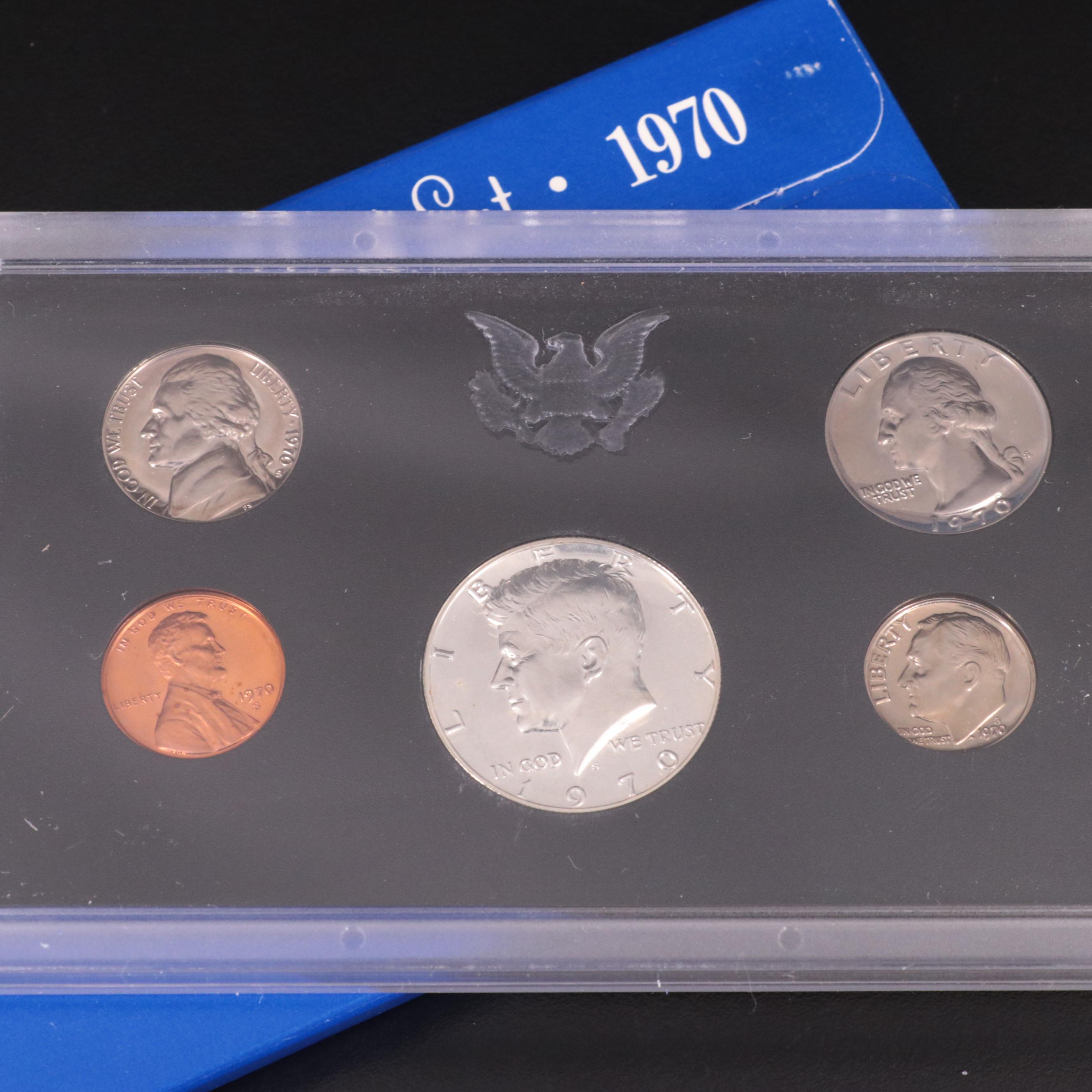 Twenty-Three Different United States Proof Sets 1970-1990 Complete and ...