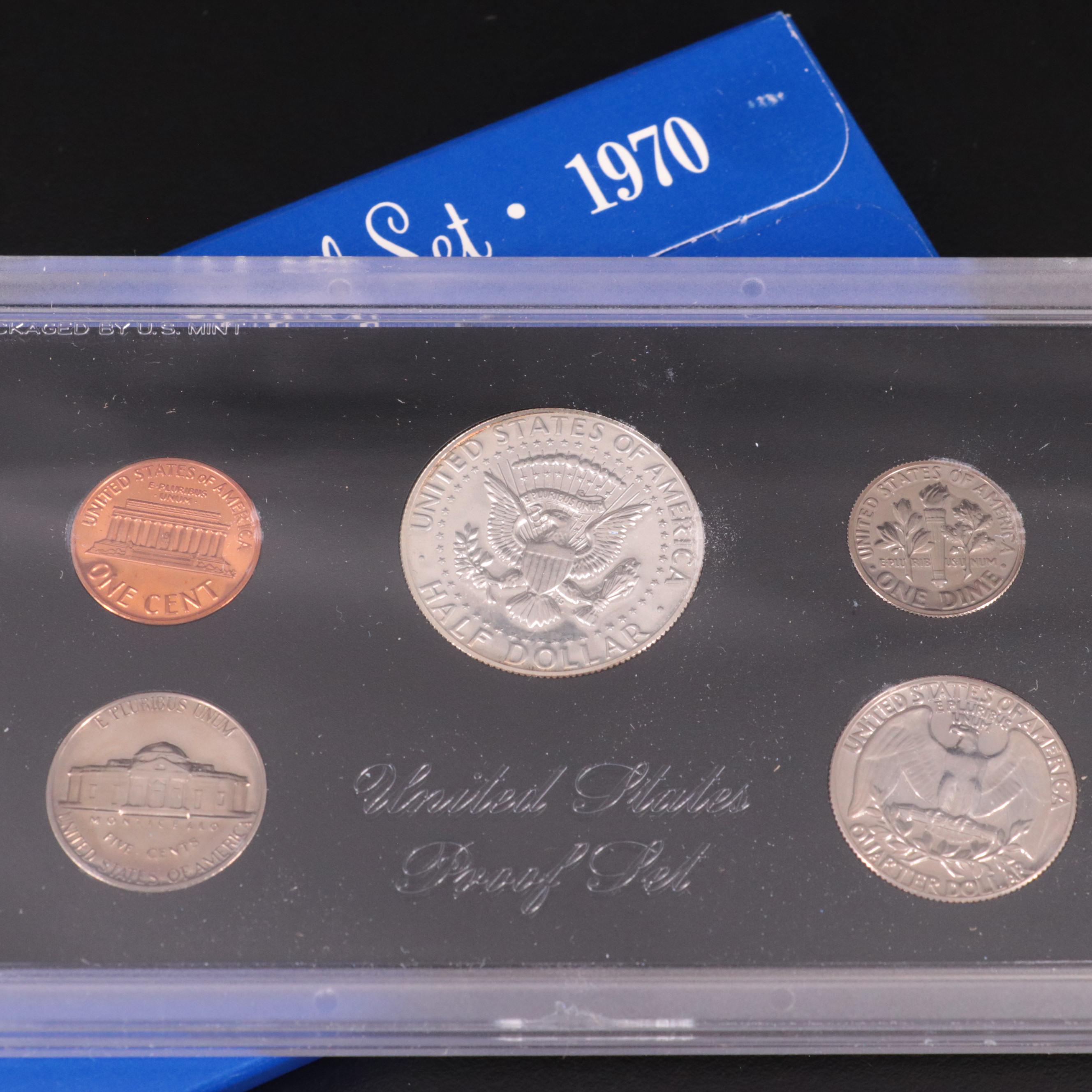 Twenty-Three Different United States Proof Sets 1970-1990 Complete and ...