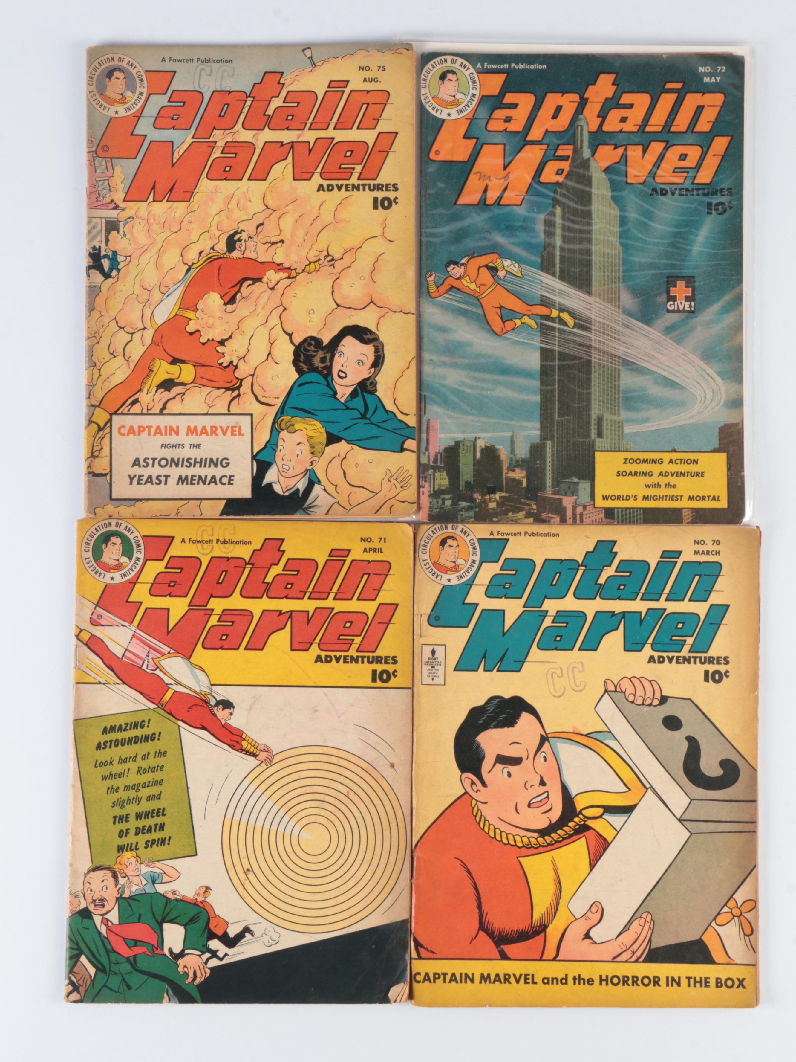Golden Age Captain Marvel Adventures Comic Books | EBTH