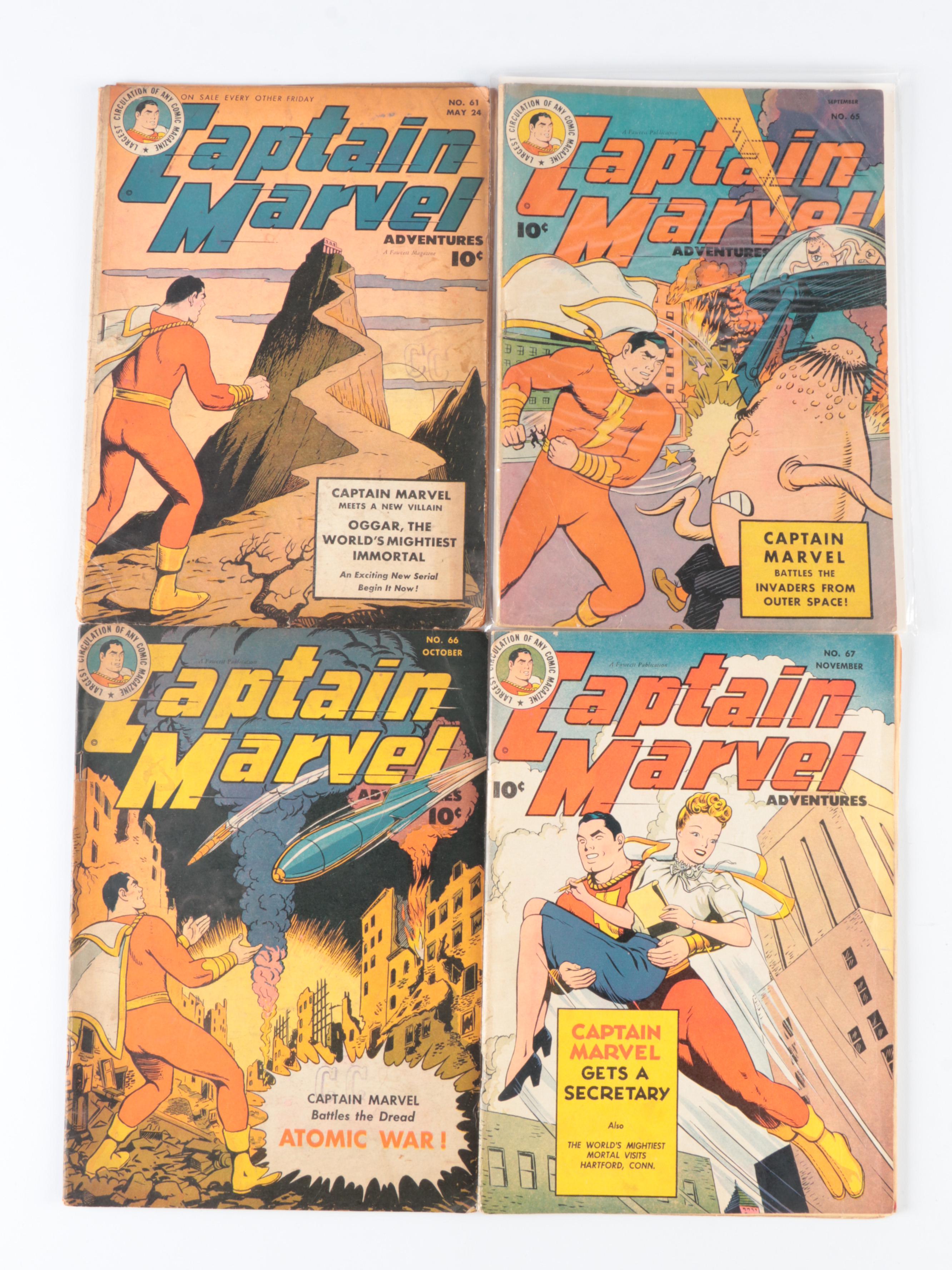 Golden Age Captain Marvel Adventures Comic Books | EBTH