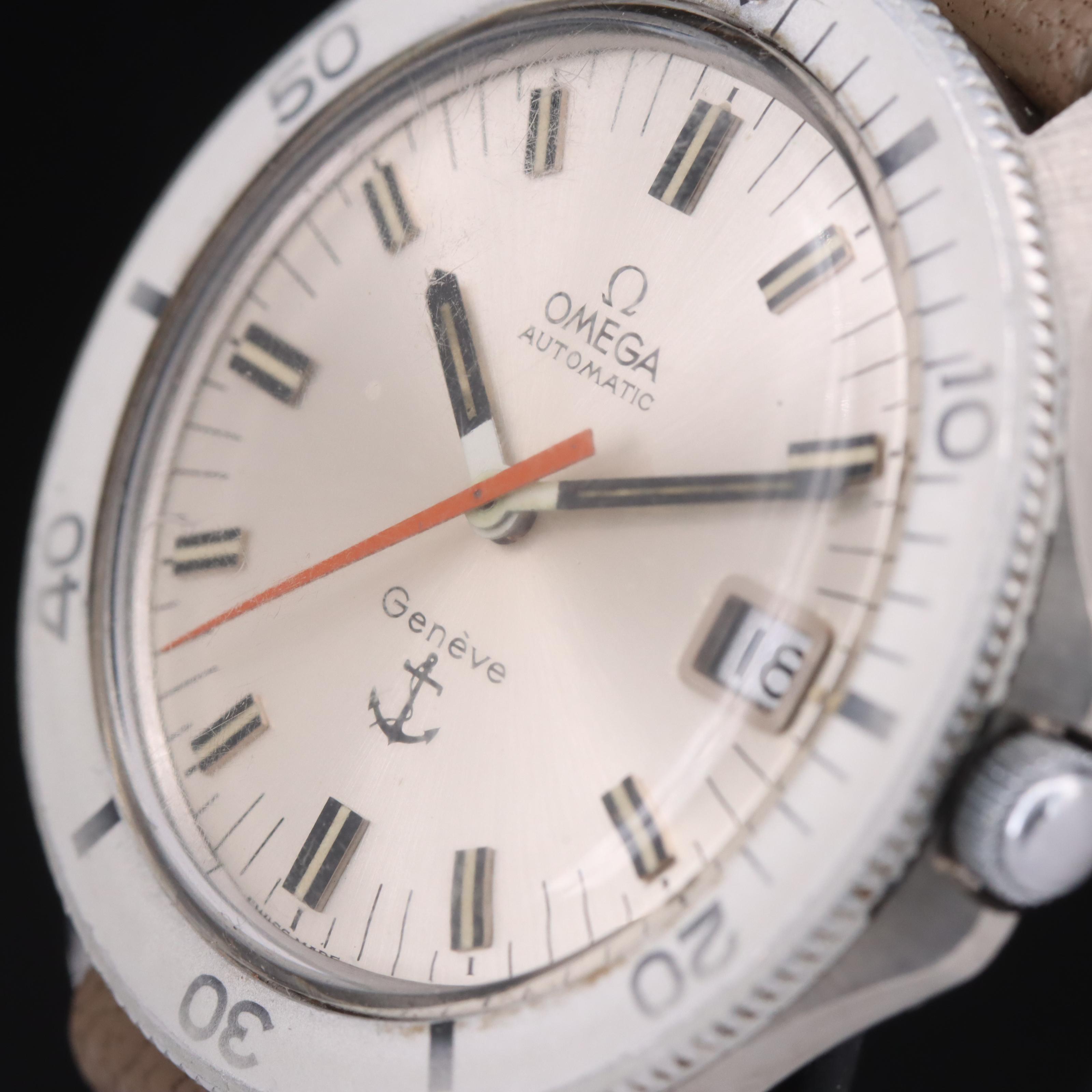 1970 Omega Geneve "Admiralty" Anchor Dial Wristwatch | EBTH