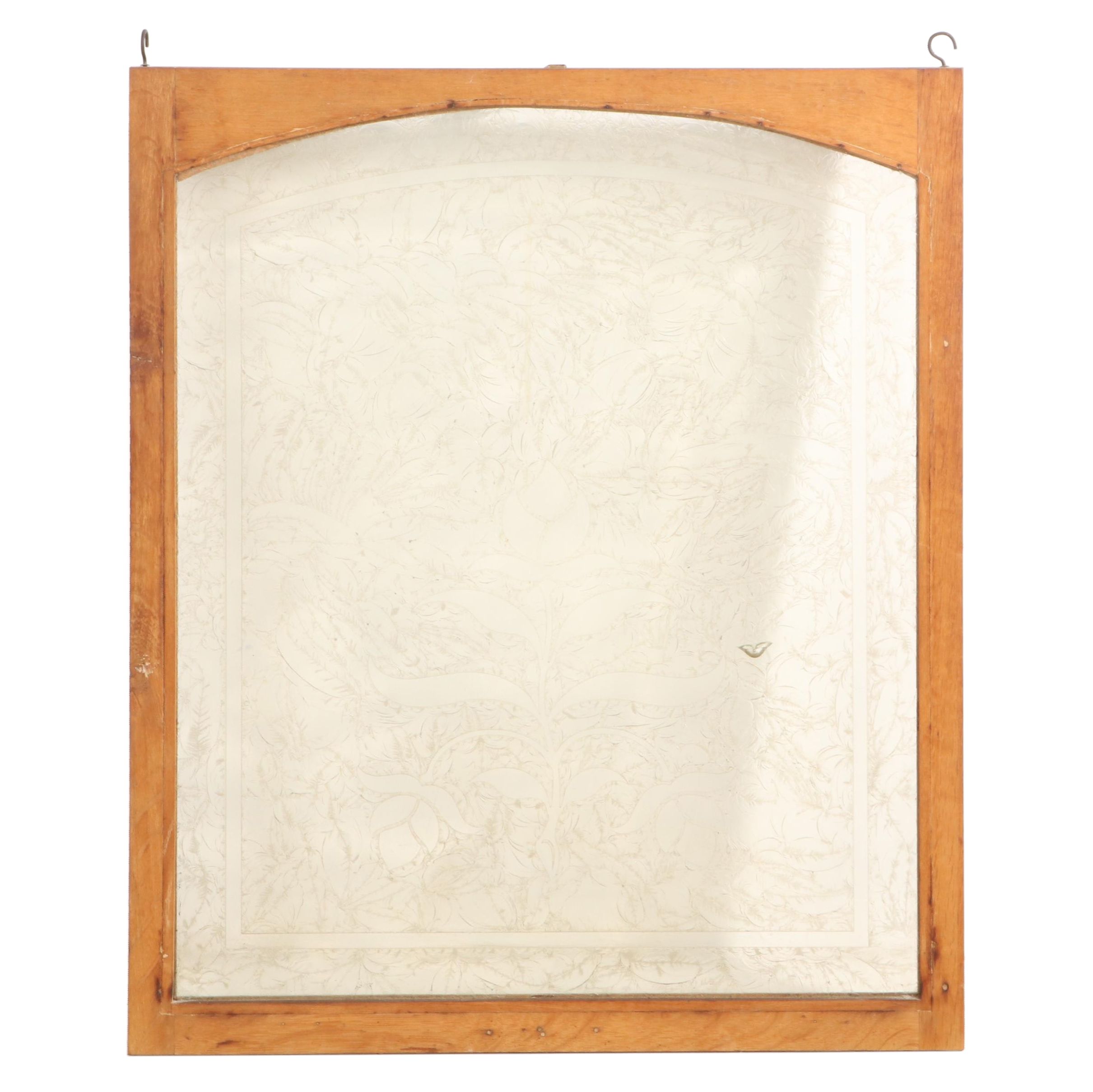 Pressed Obscured Glass Picture Inset Door Panel | EBTH