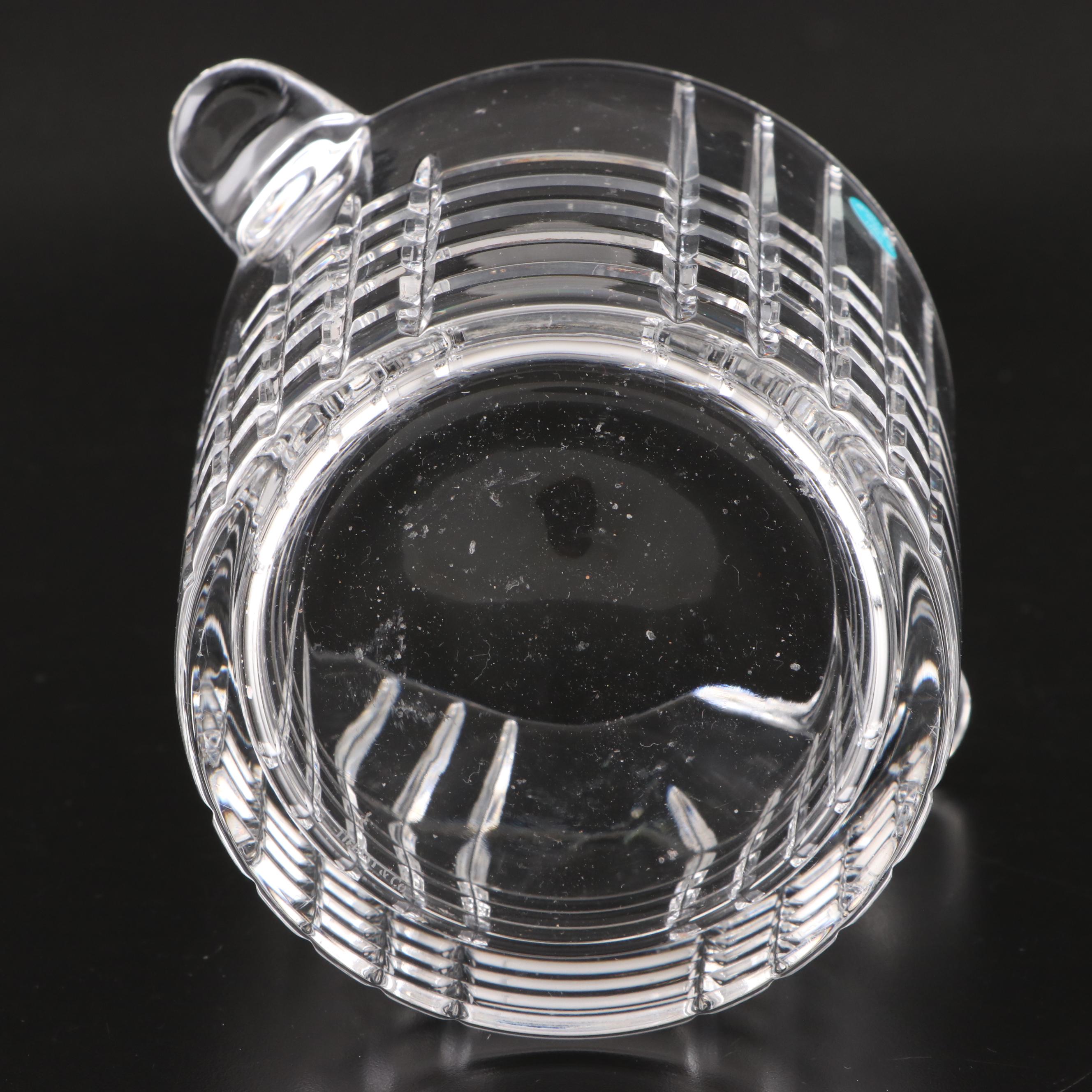 Tiffany & Co. "Plaid" Small Crystal Ice Bucket | EBTH