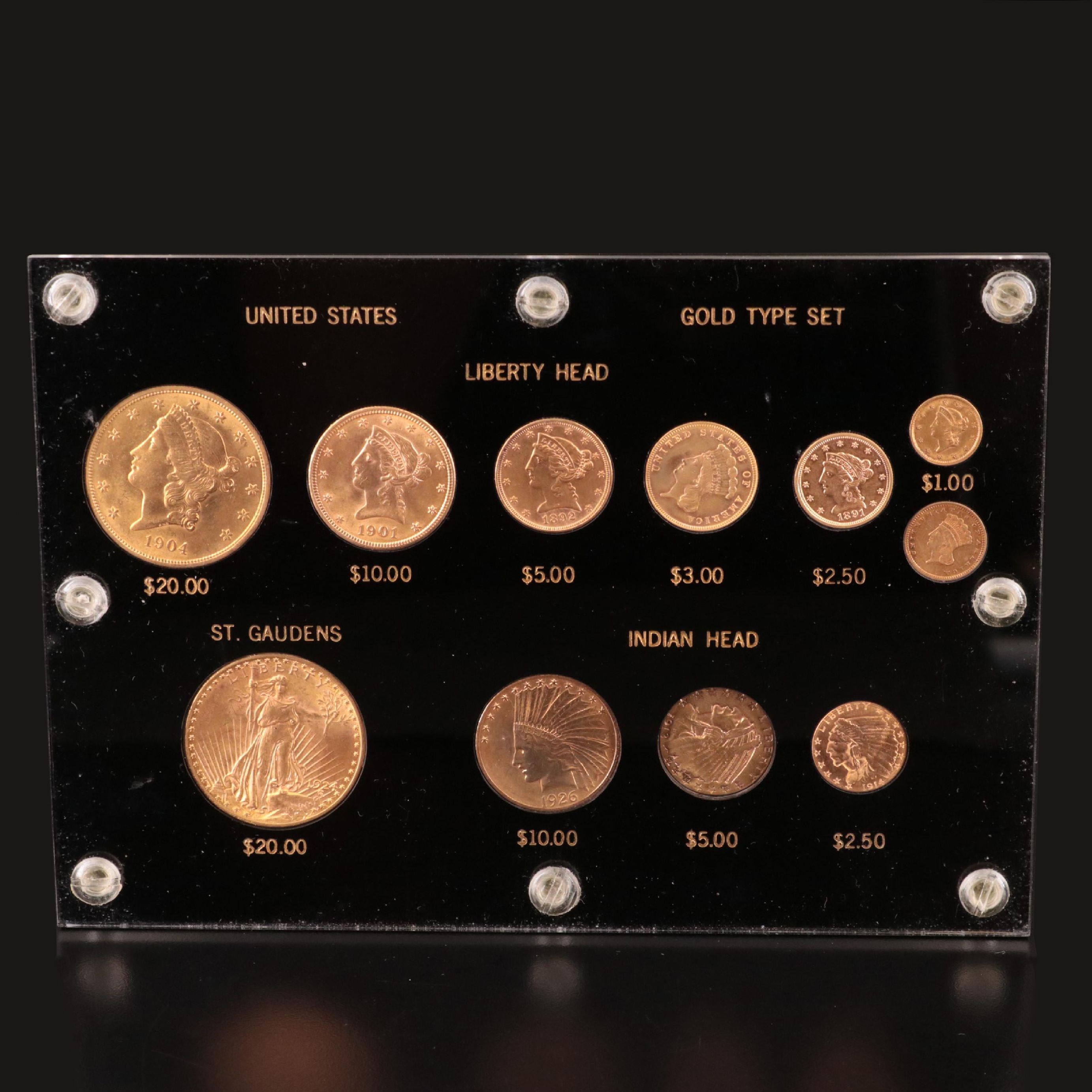 Complete 11 Coin United States Gold Type Set Collection | EBTH