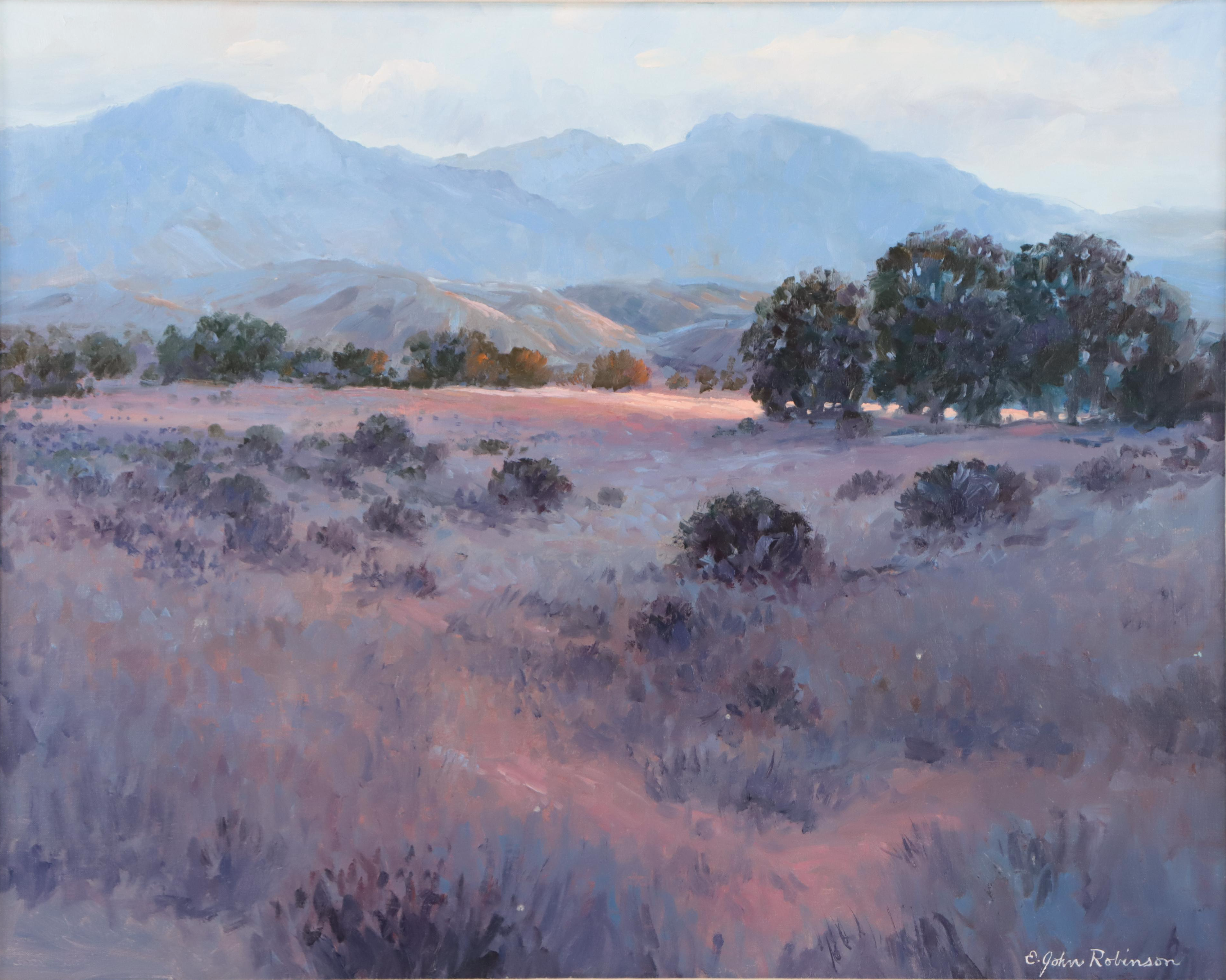 E. John Robinson American Western Landscape Oil Painting | EBTH